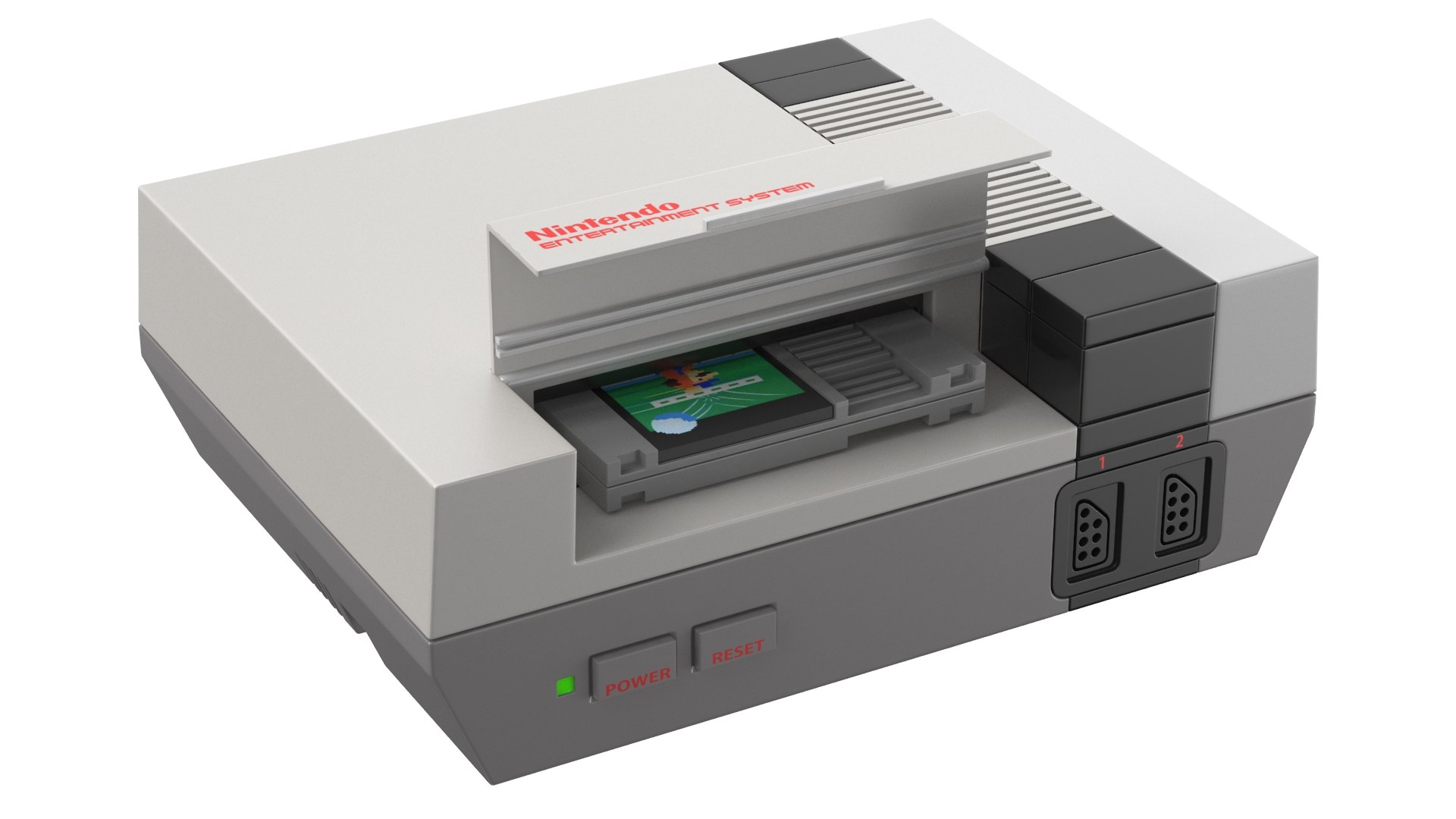 Nintendo Entertainment System Console model - TurboSquid 1957470