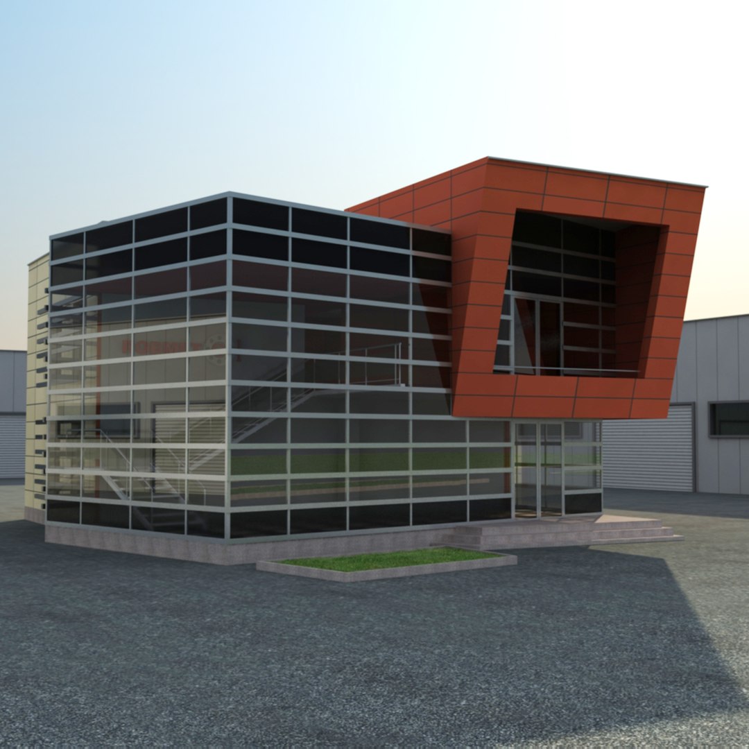 Logistics Center 3d Model