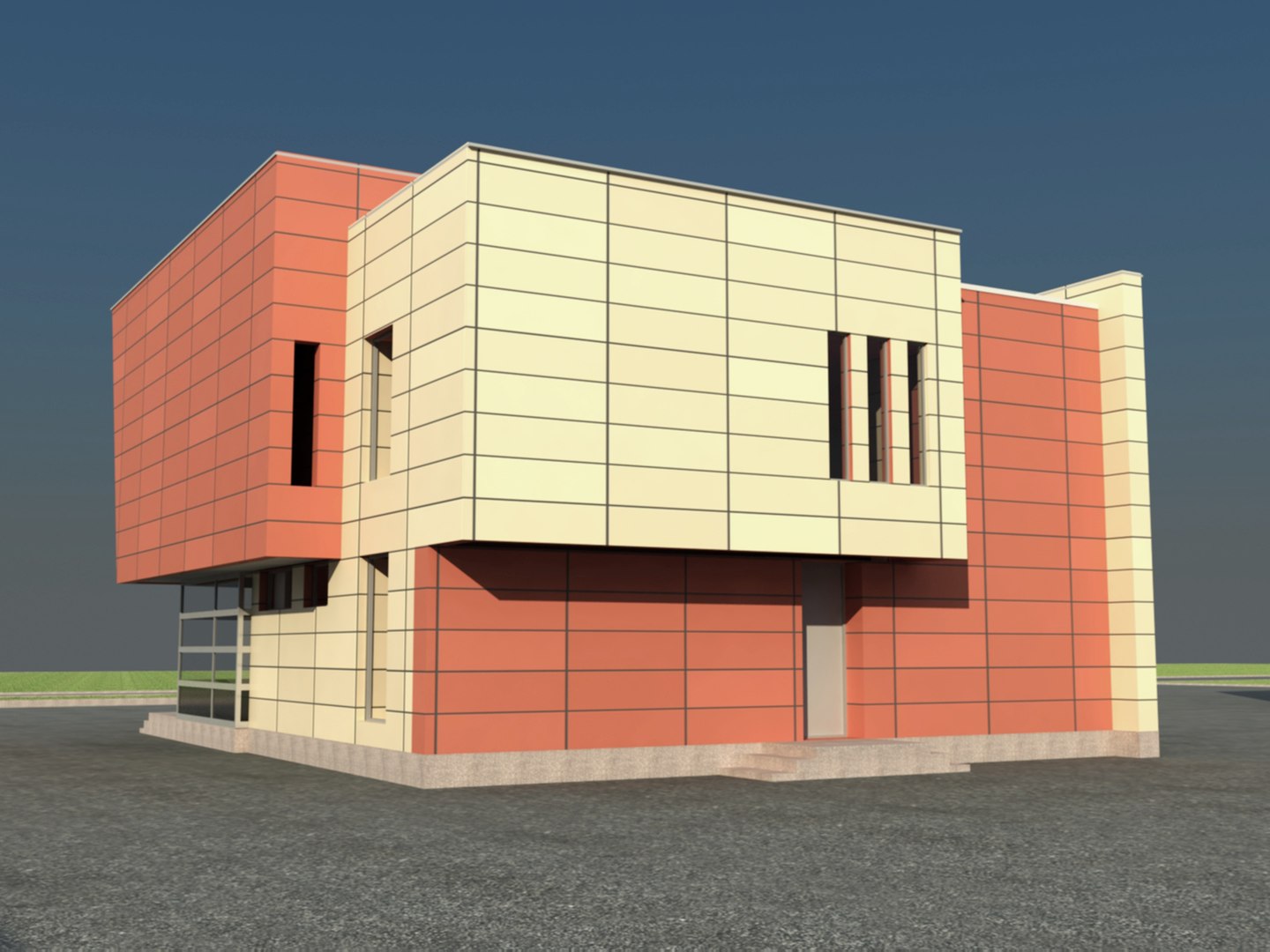 Logistics Center 3d Model