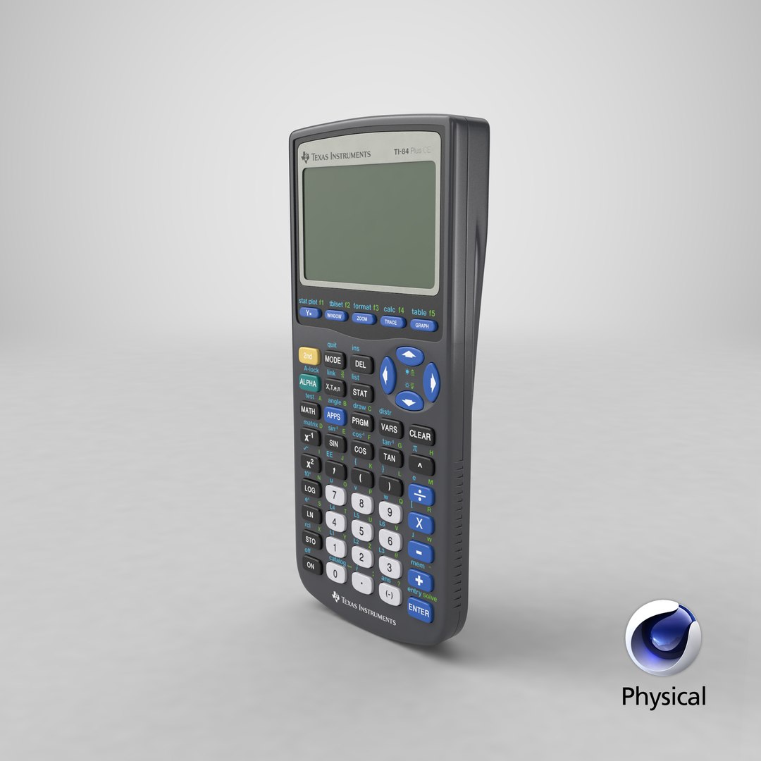 Graphing Calculator 3D Model - TurboSquid 1973113