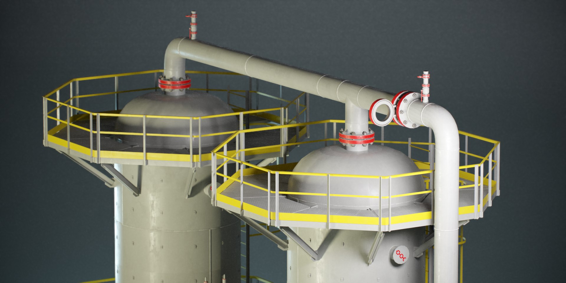 Pbr Industrial Vertical Vessel 3D Model - TurboSquid 1222395