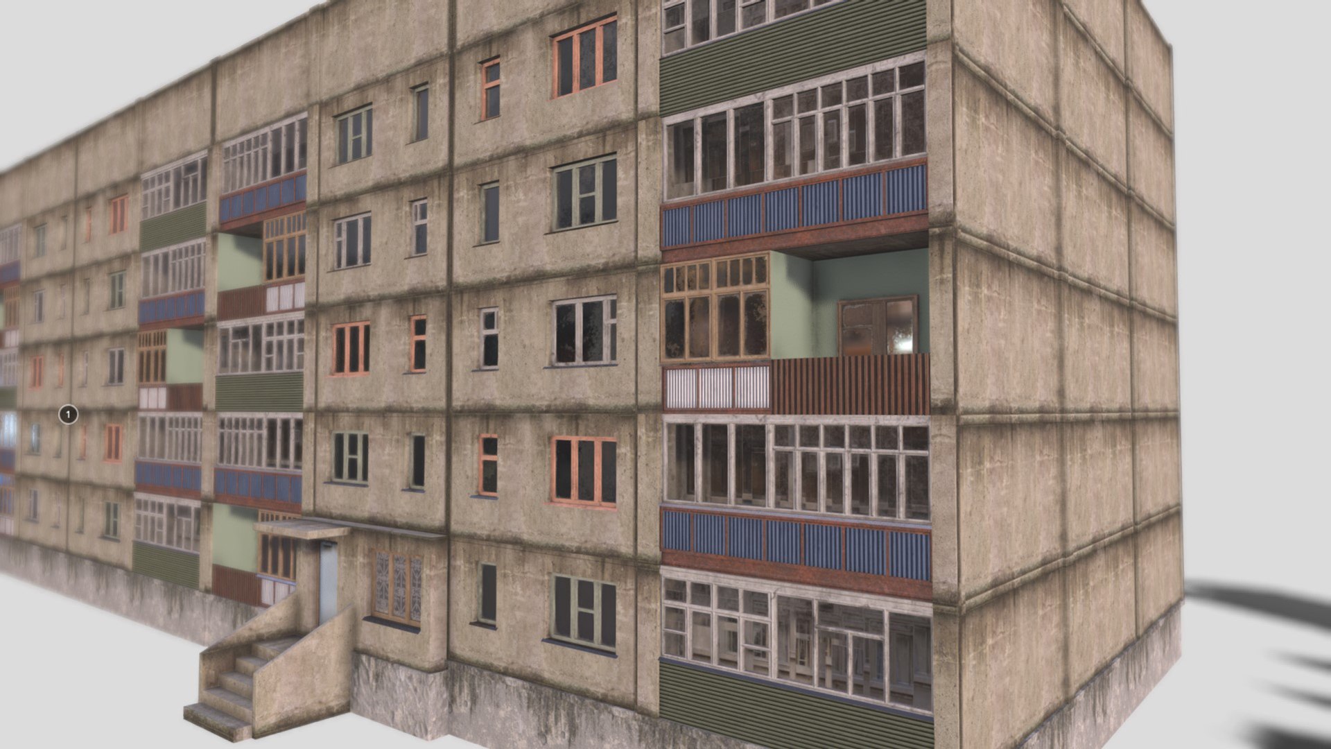 Russian Building Modular PBR 3D Model - TurboSquid 2144913