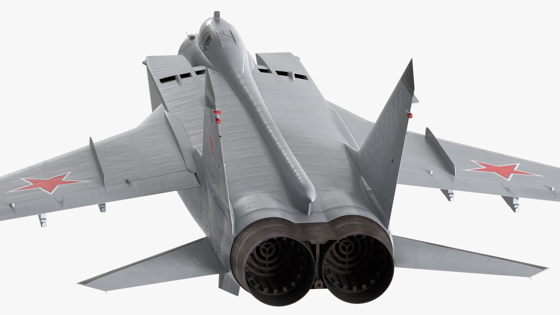 Mikoyan MiG-31 Supersonic Interceptor Aircraft Flight 3D model ...
