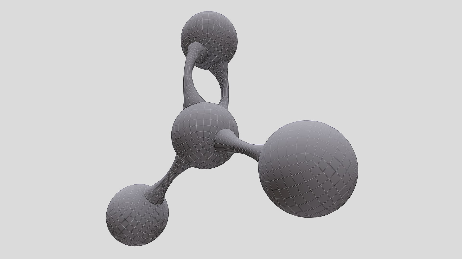 Formaldehyde Molecule With PBR 4K 8K 3D Model - TurboSquid 1943799