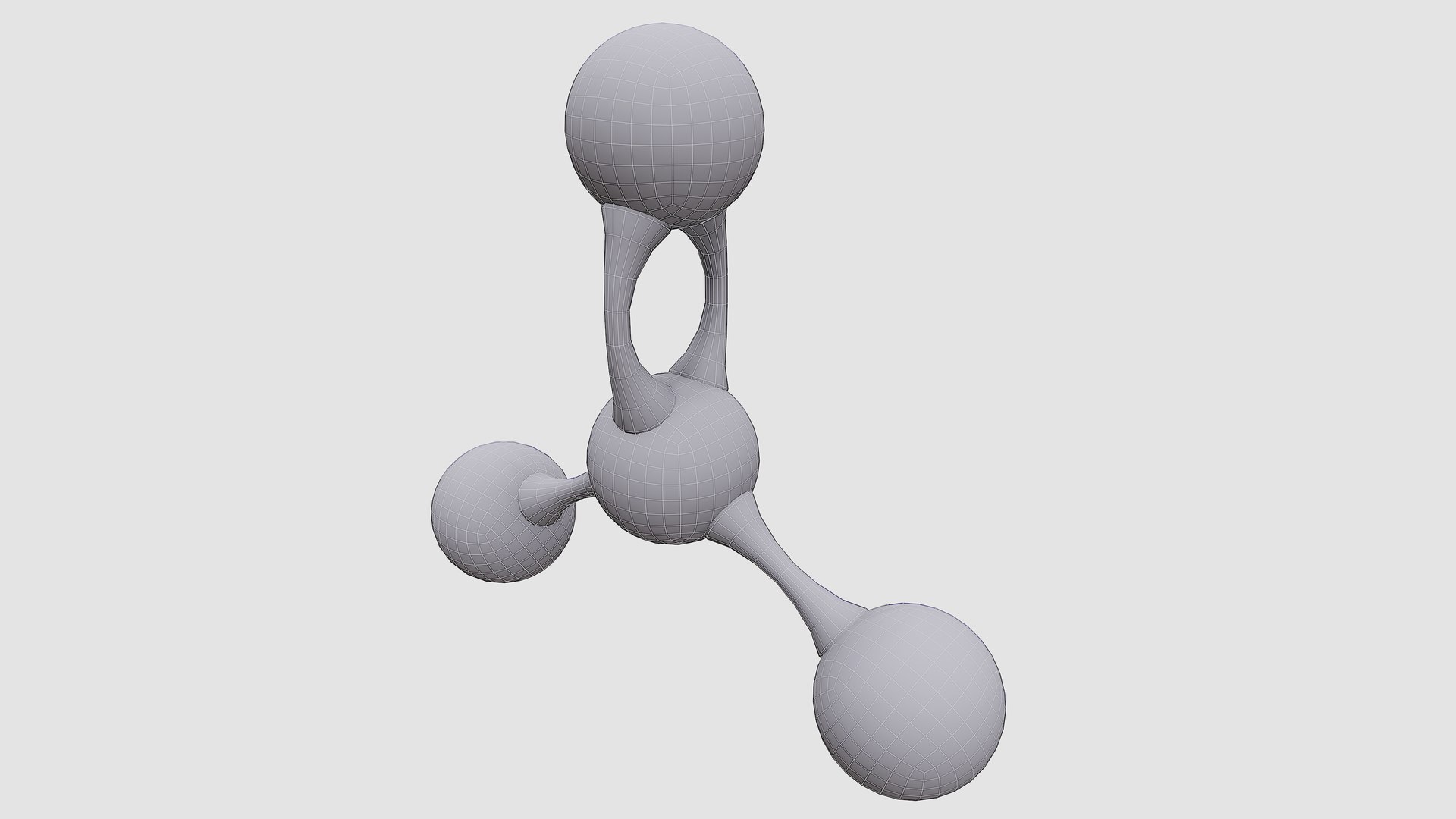 Formaldehyde Molecule With PBR 4K 8K 3D Model - TurboSquid 1943799