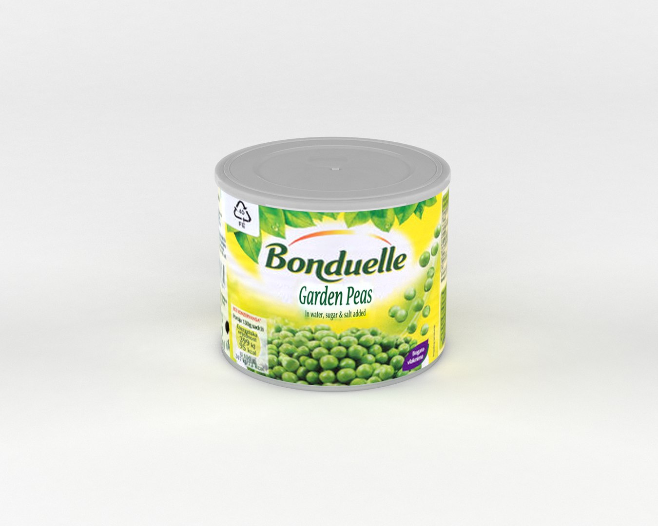 Bonduelle Green Peas 3D Model - TurboSquid 1282462