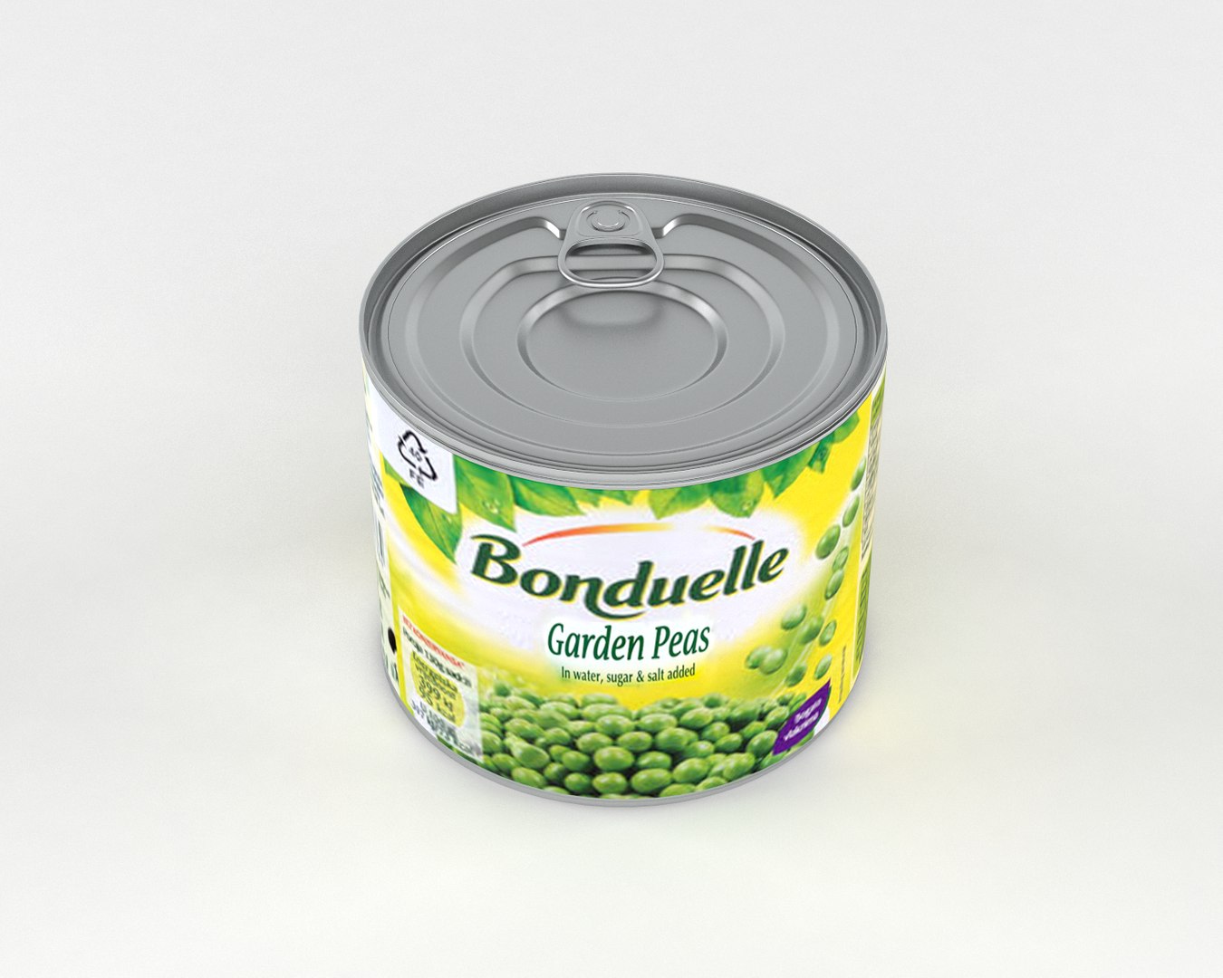 Bonduelle Green Peas 3D Model - TurboSquid 1282462