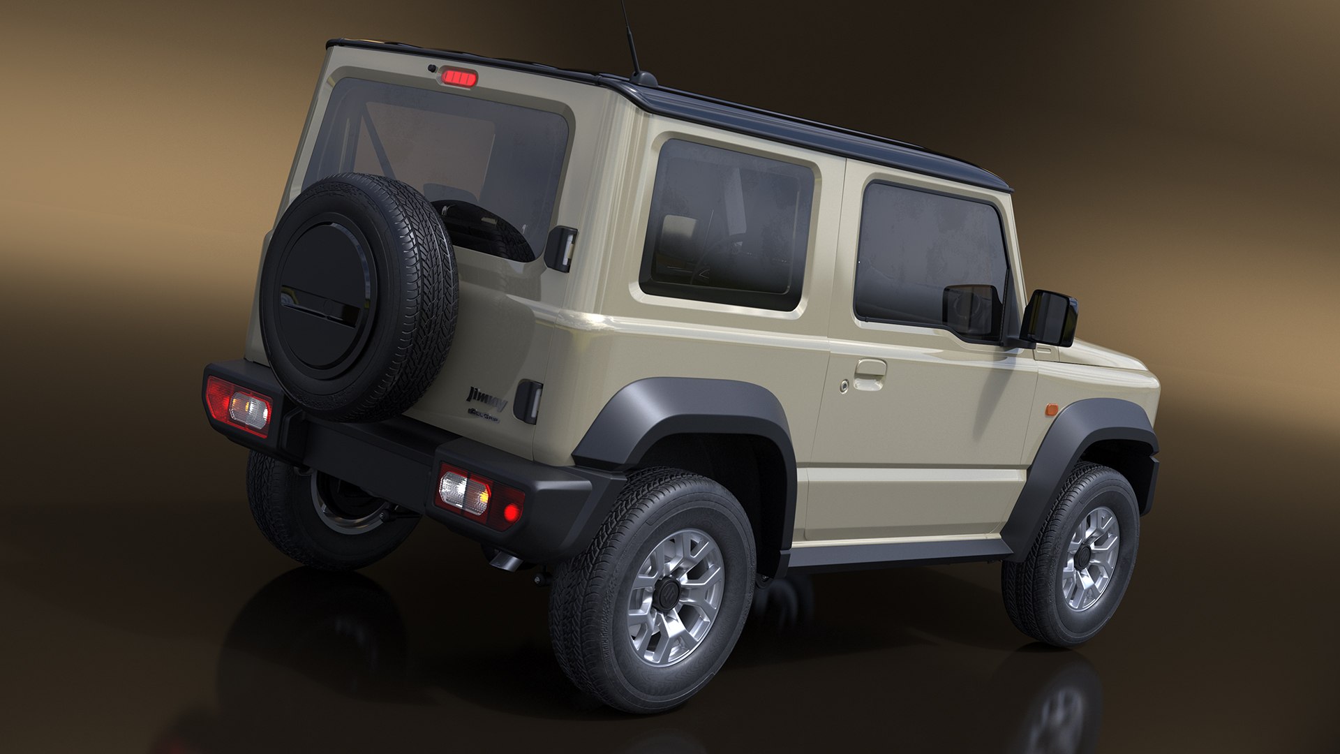 Three Door SUV Suzuki Jimny 2025 Beige 3D Model - TurboSquid 2381599