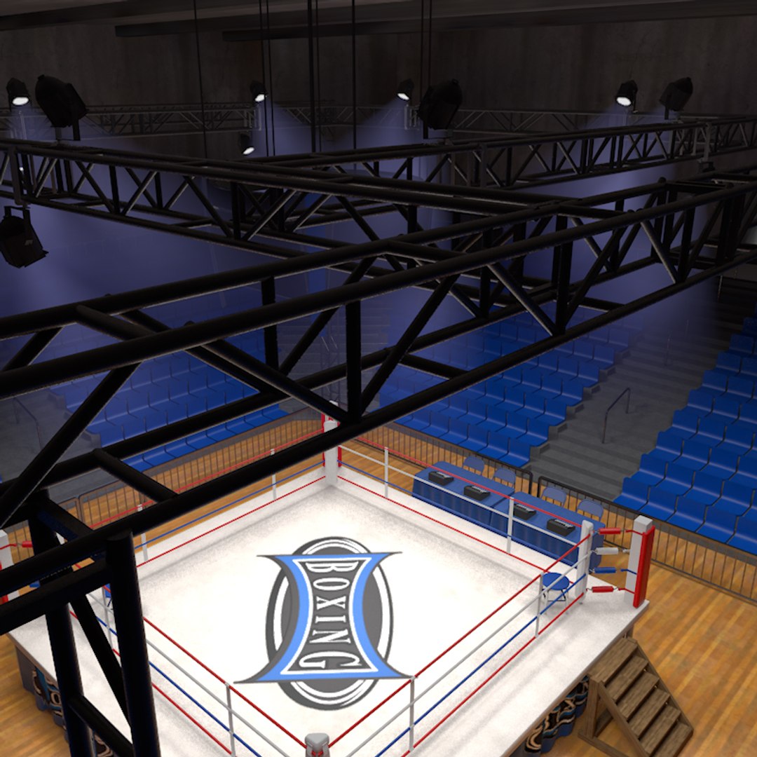 3d Model Boxing Stadium