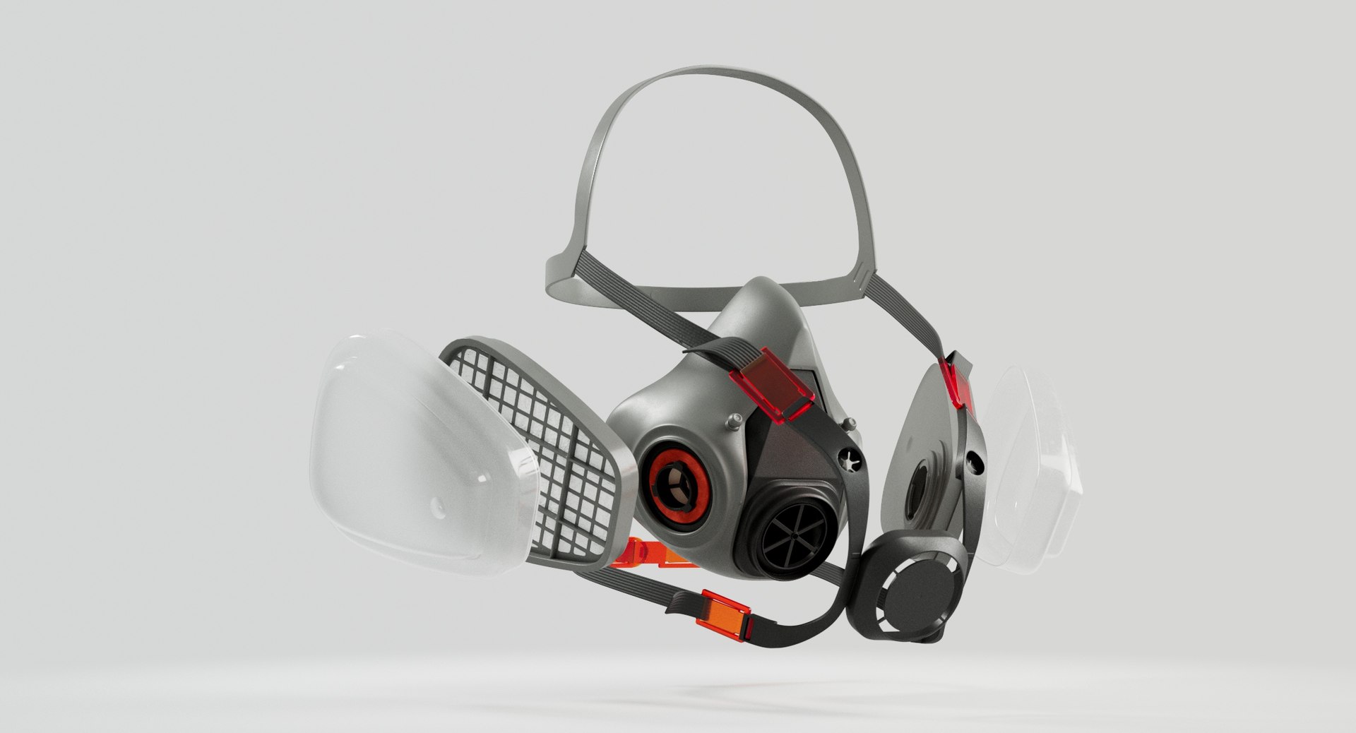 Respirator mask health 3D model - TurboSquid 1555448