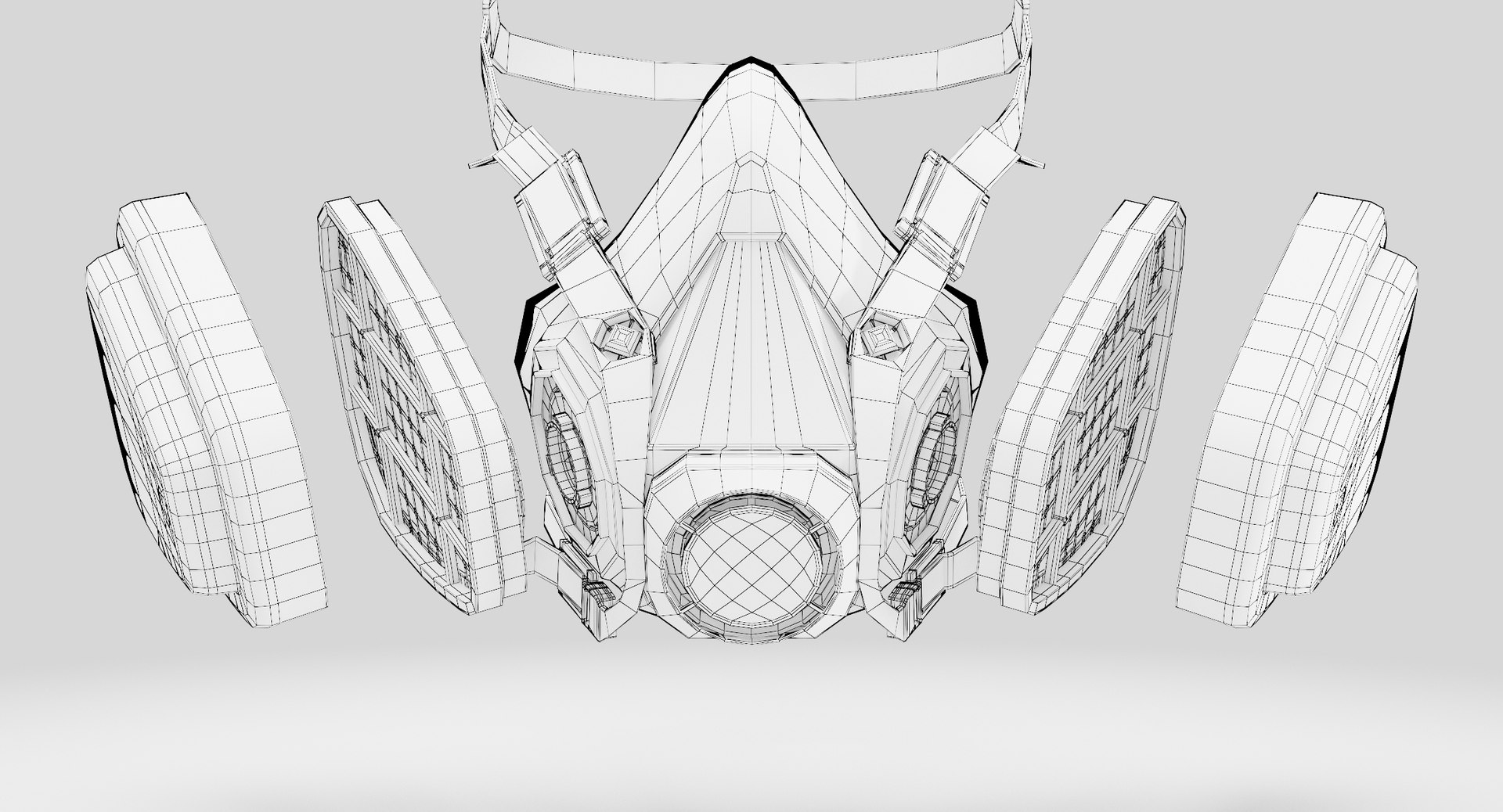Respirator mask health 3D model - TurboSquid 1555448