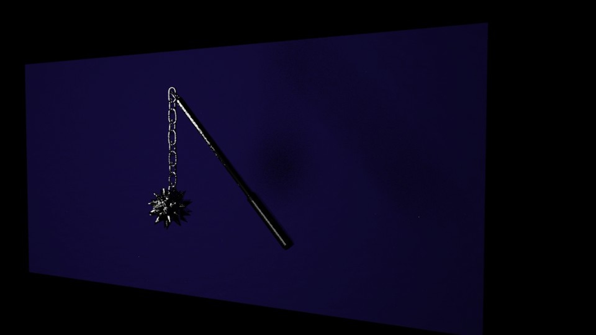 3D ball-and-chain flail model - TurboSquid 1437715