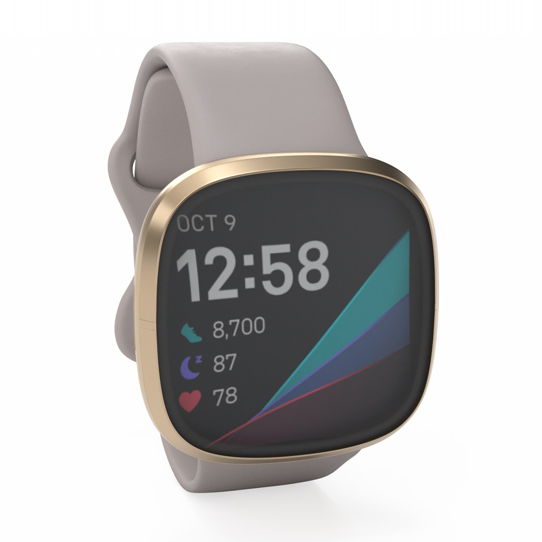 Fitbit Sense Advanced Smartwatch 3D Model - TurboSquid 1934747