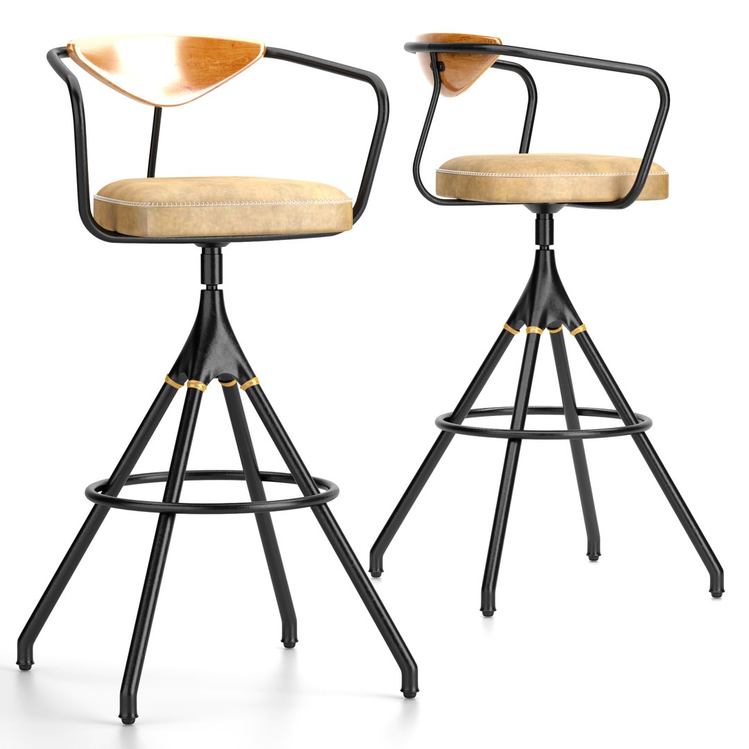 3D stools akron model - TurboSquid 1530275
