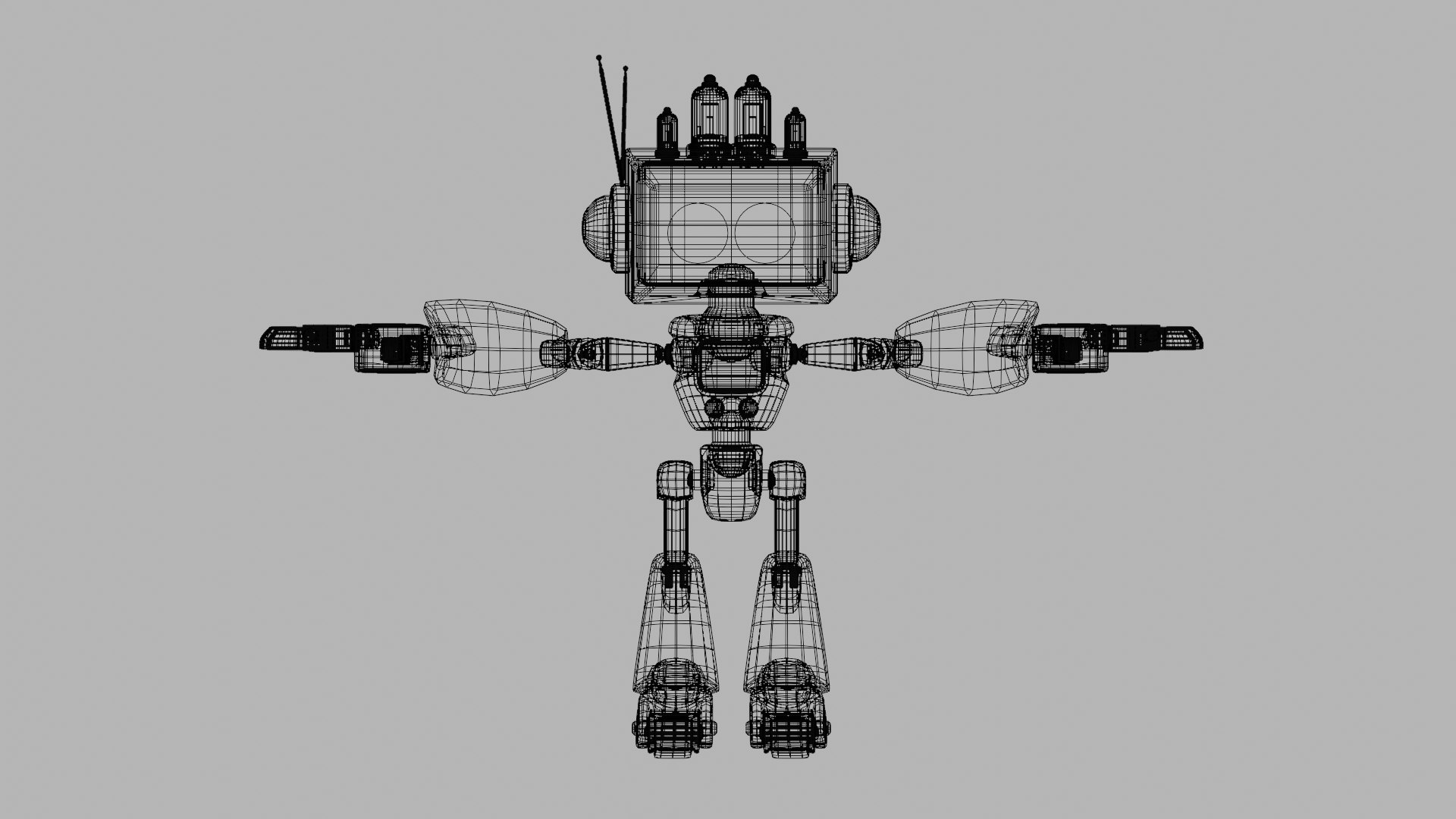 Free 3D Vintage Robot 3D Model - TurboSquid 2129439