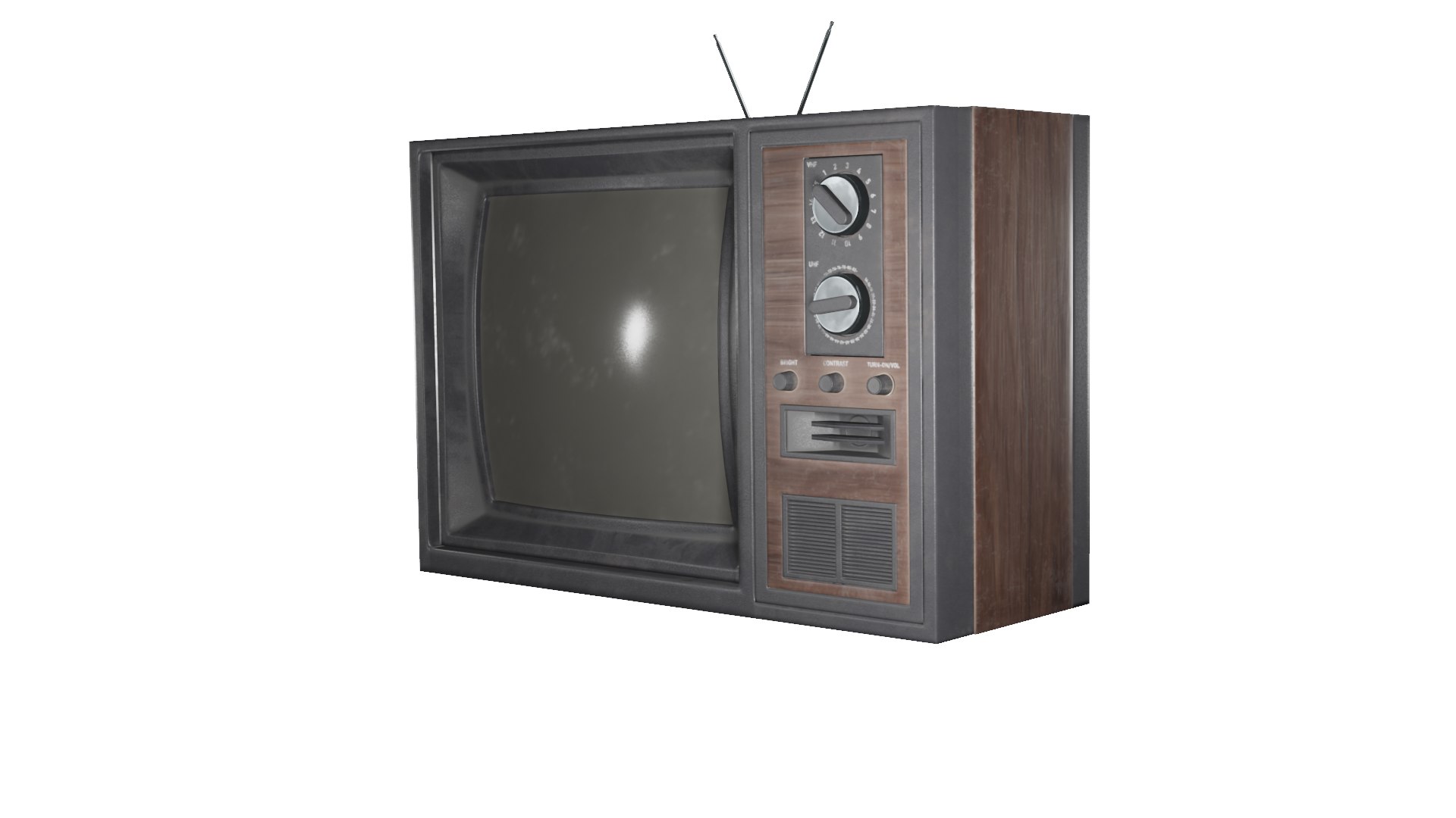 Old Tv 3D Model - TurboSquid 1851238