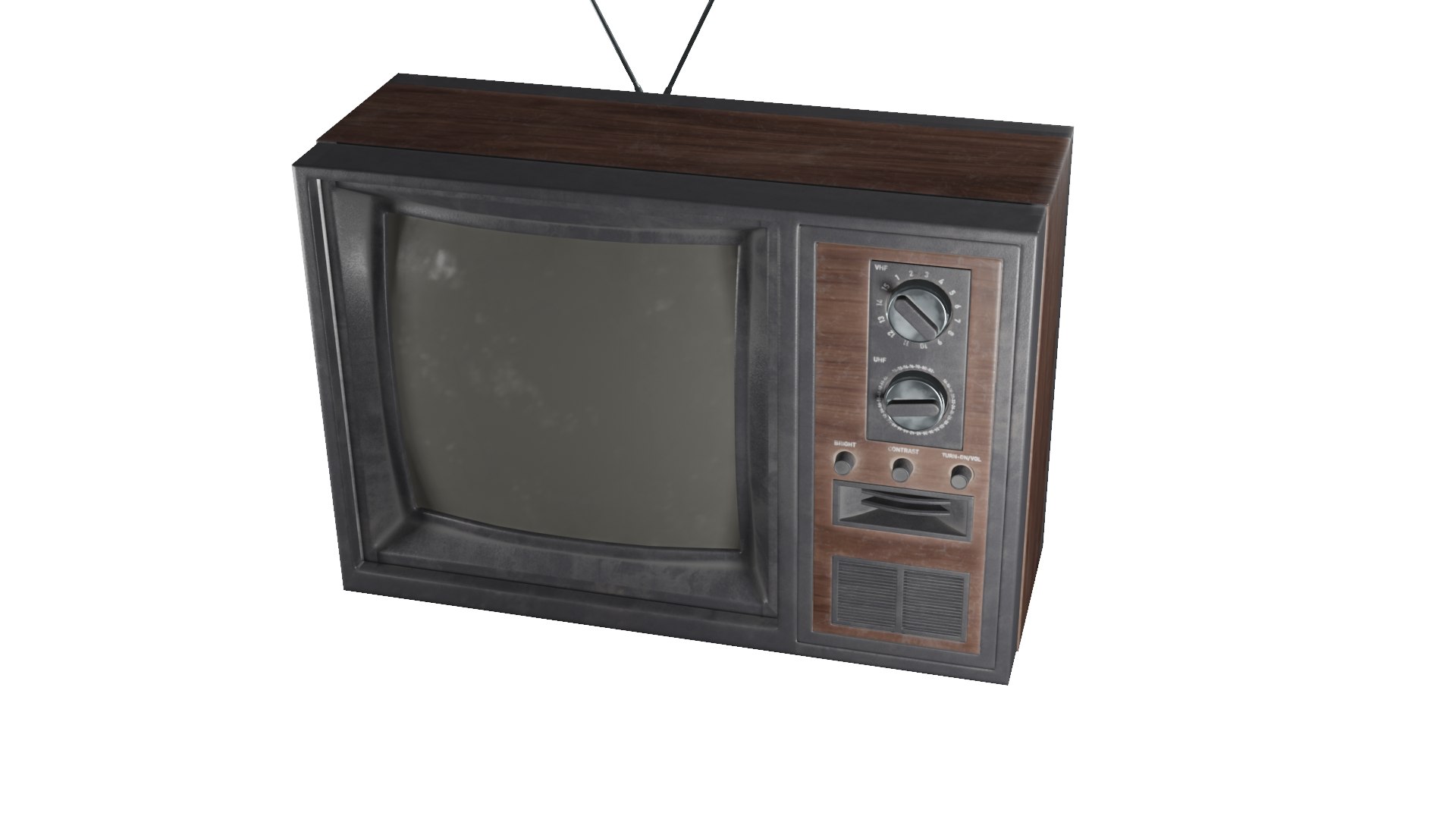 Old Tv 3D Model - TurboSquid 1851238