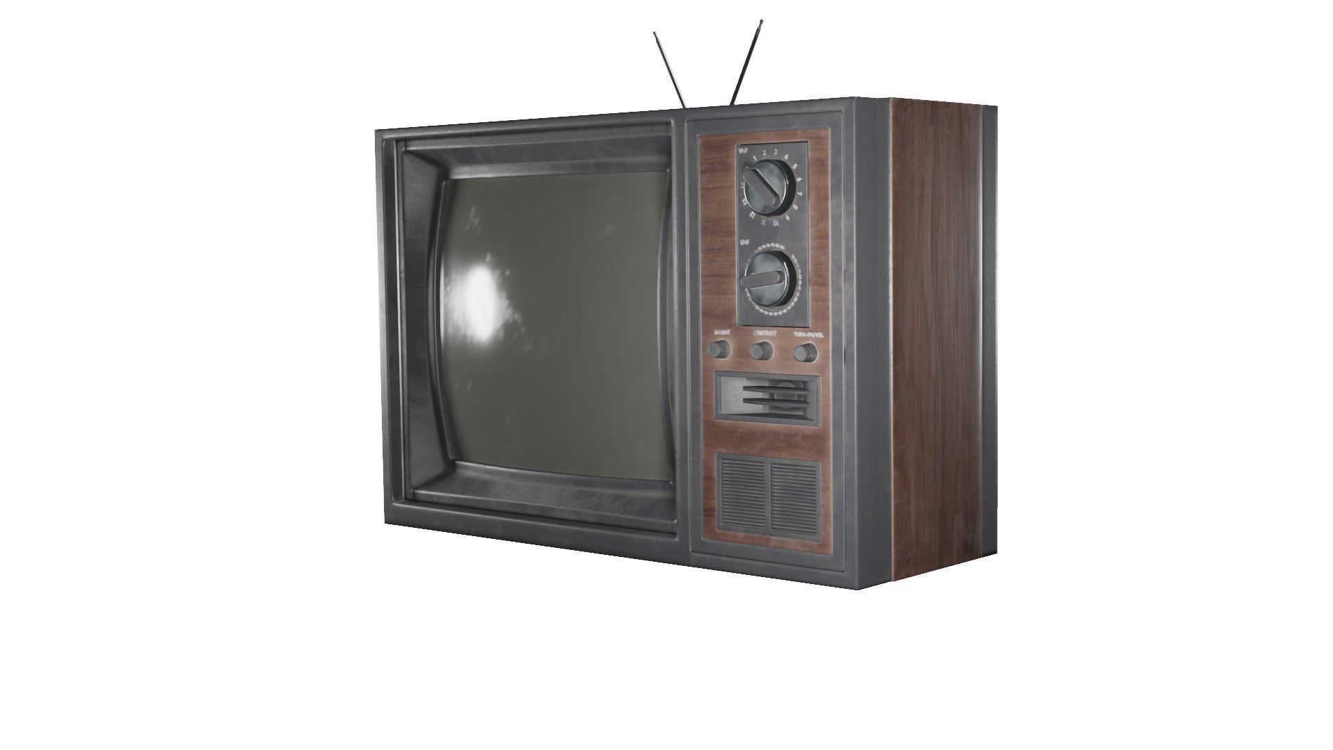 Old Tv 3D Model - TurboSquid 1851238