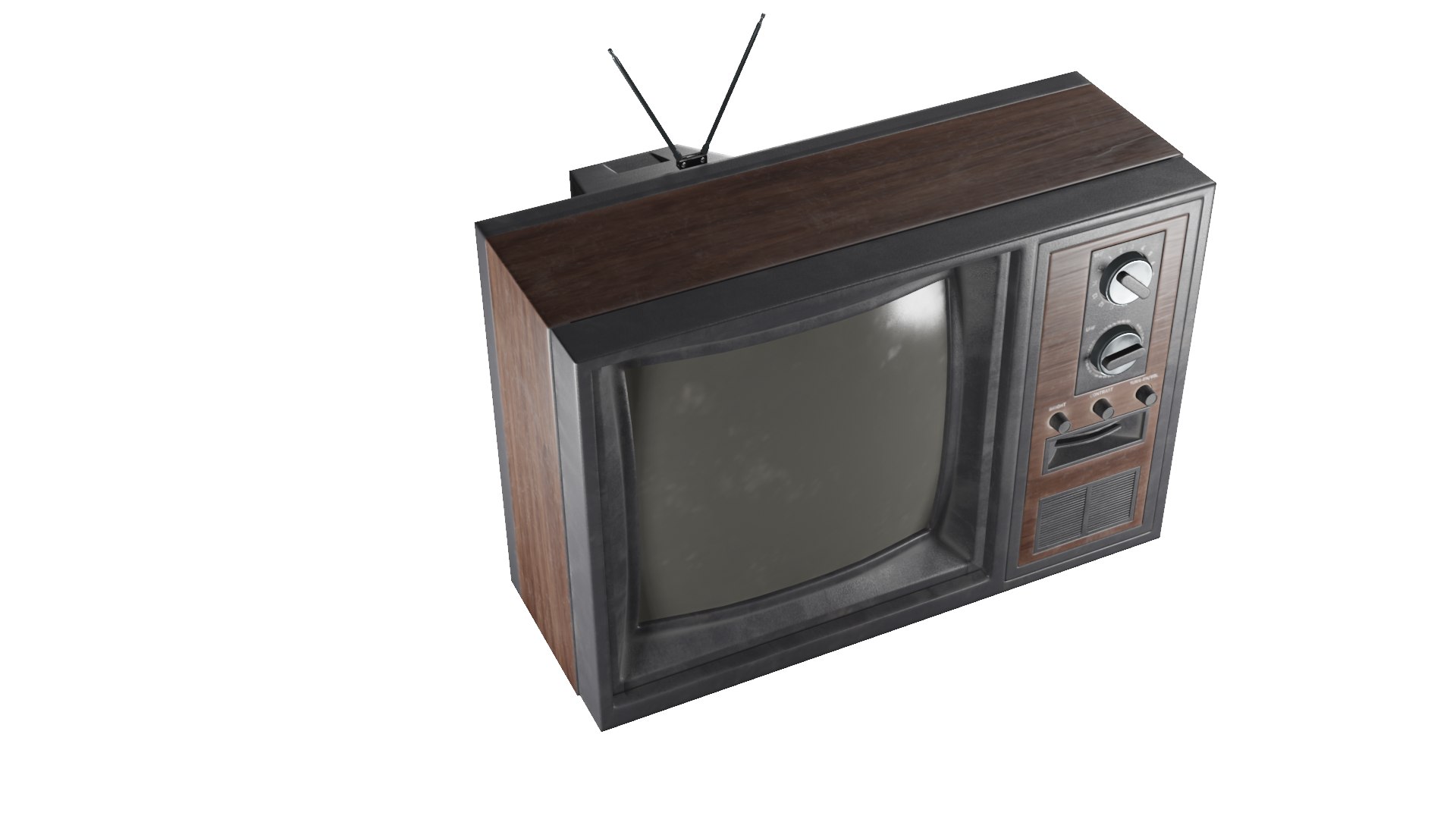 Old Tv 3D Model - TurboSquid 1851238
