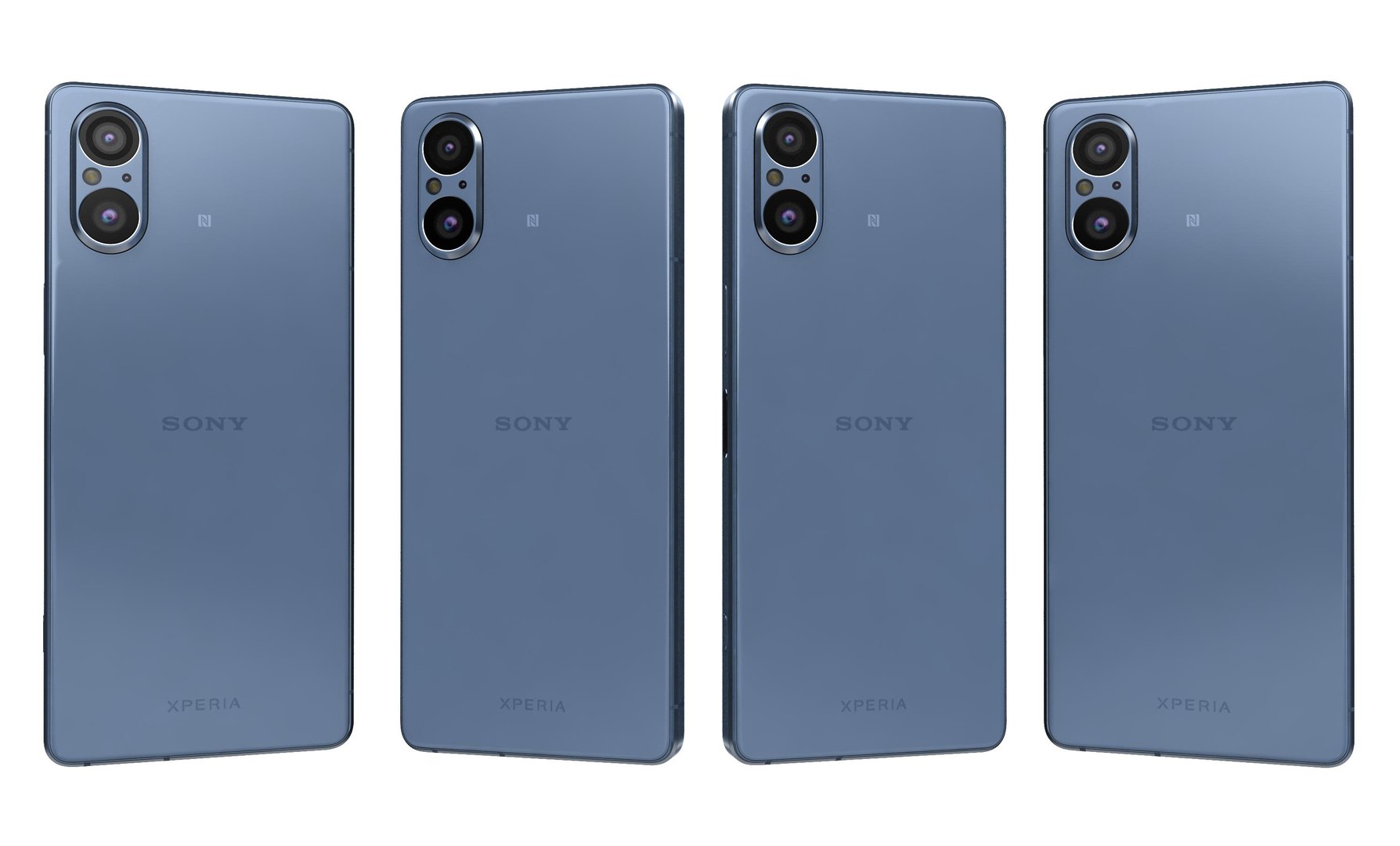 Sony Xperia 5 V Blue Model - TurboSquid 2121389