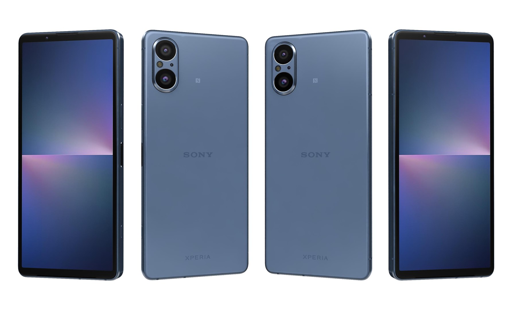 Sony Xperia 5 V Blue Model - TurboSquid 2121389