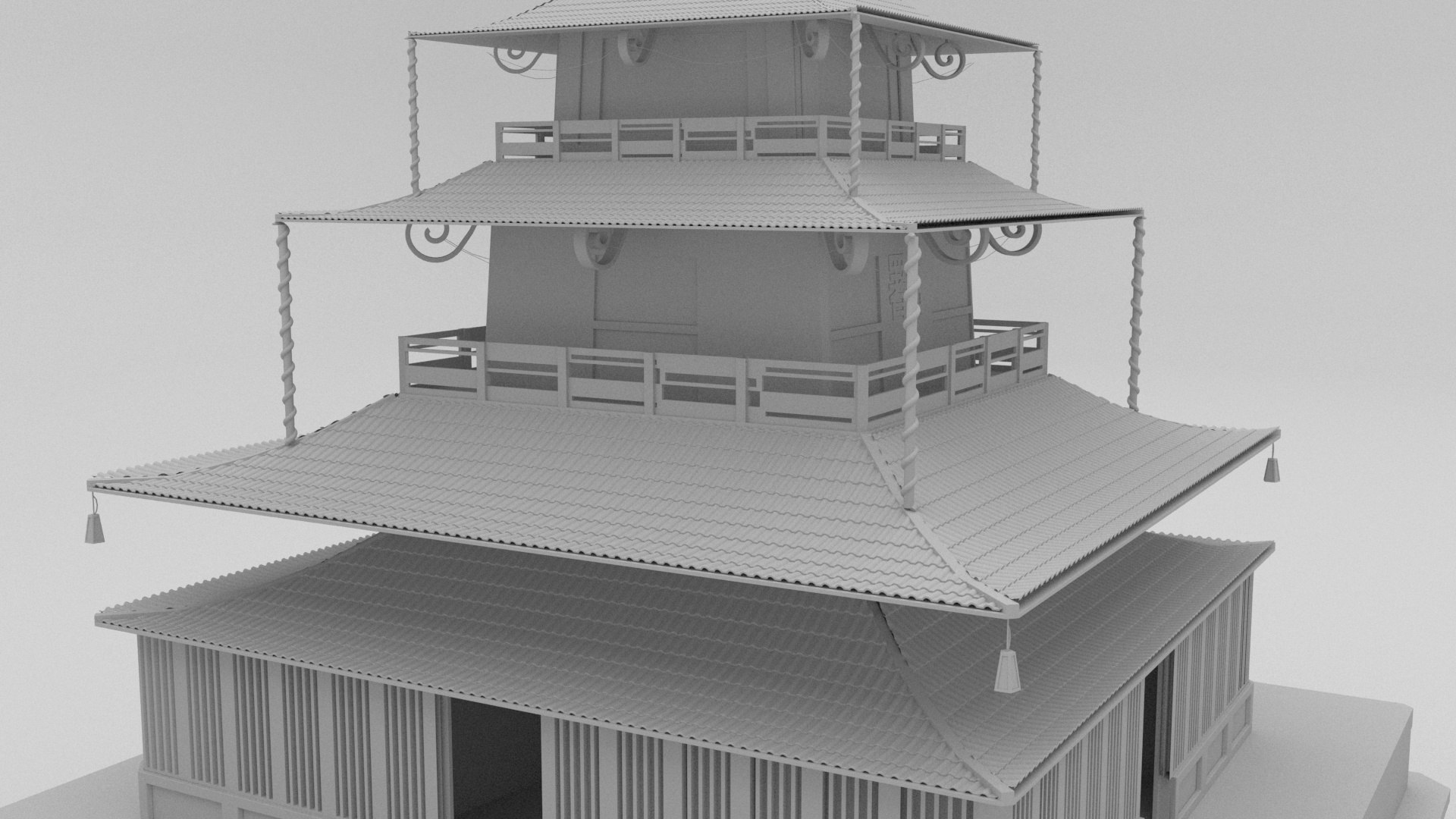 Japanese Style House 3D Model - TurboSquid 1633620