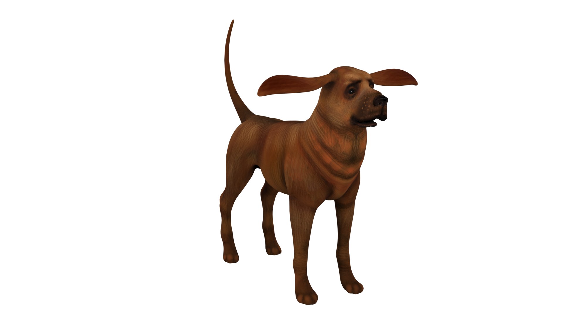 3D Dog Rig High-poly Textured Model - TurboSquid 2345352