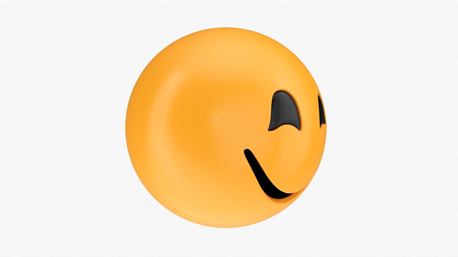 3D Emoji 049 Large Smiling With Smiling Eyes - TurboSquid 1817807