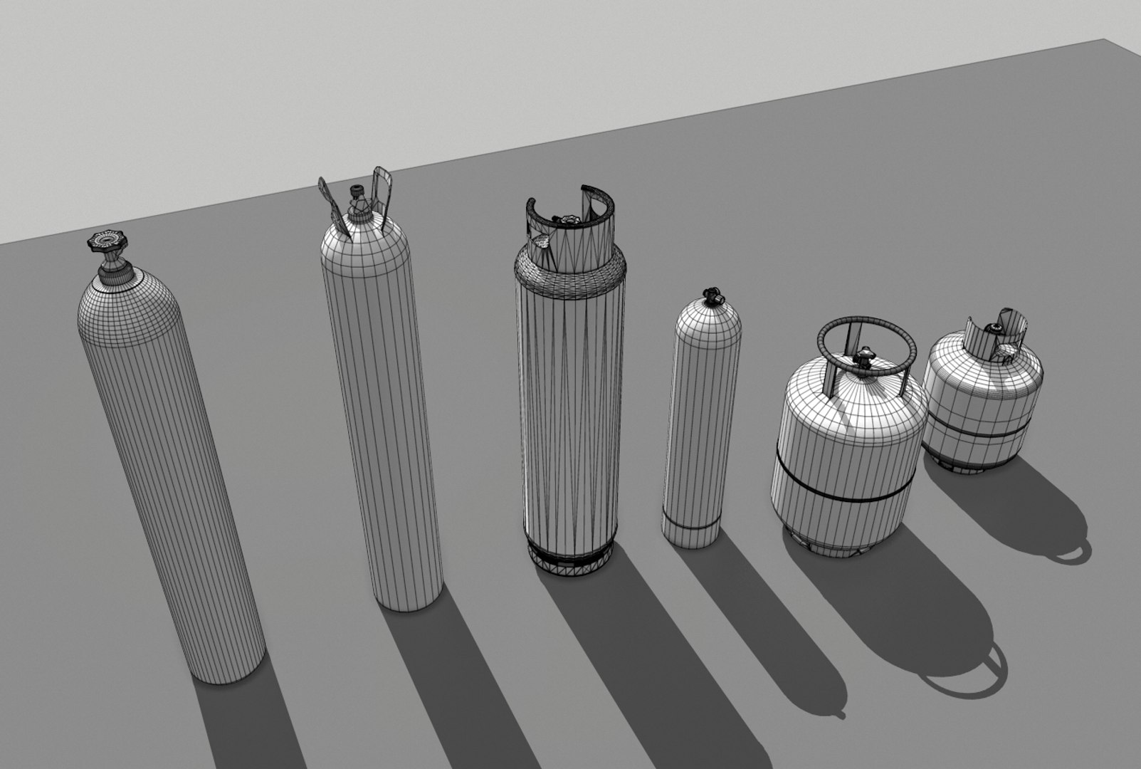 Pack Industrial Gas Container 3D - TurboSquid 1543063