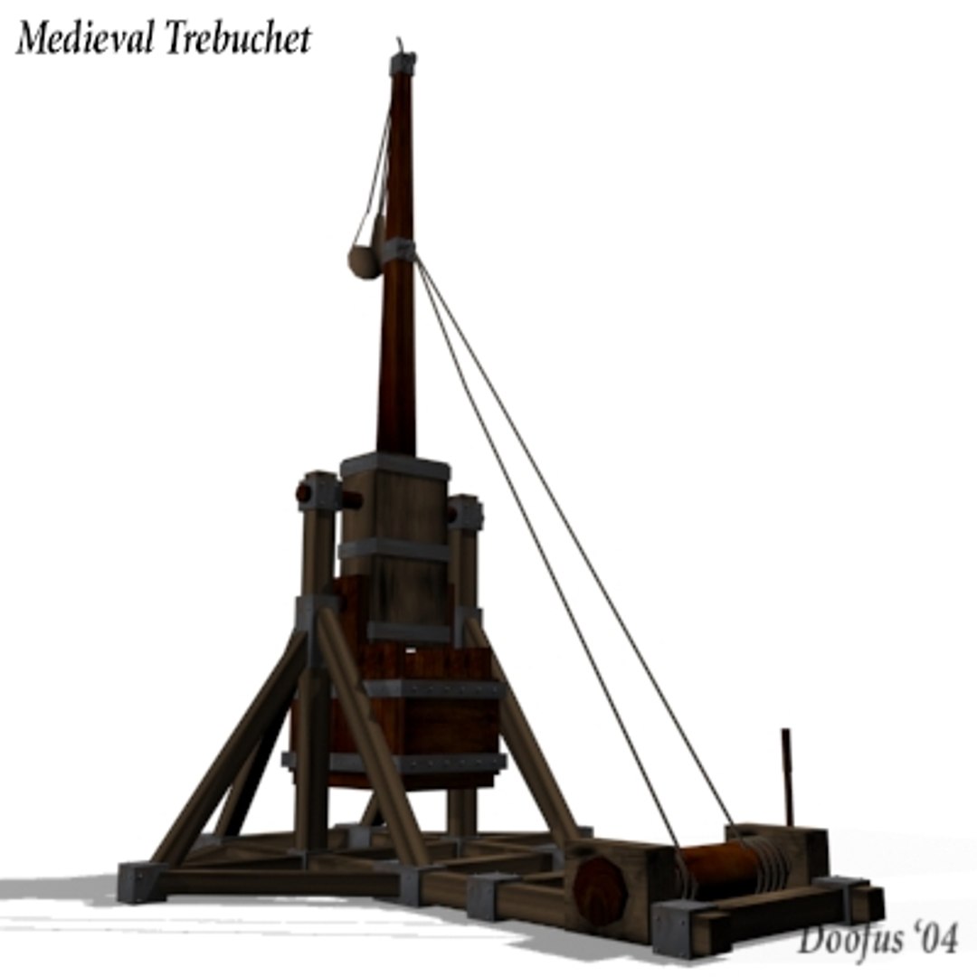 Medieval Trebuchet 3d Model