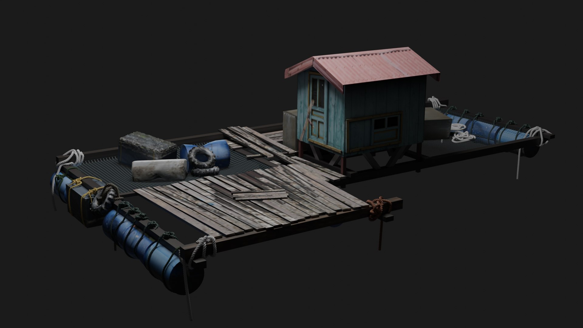 3D Floating House - TurboSquid 1967931