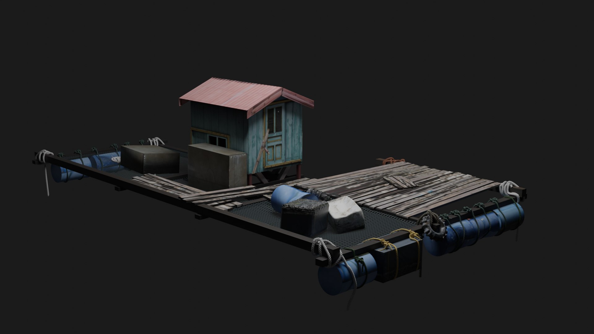 3D Floating House - TurboSquid 1967931