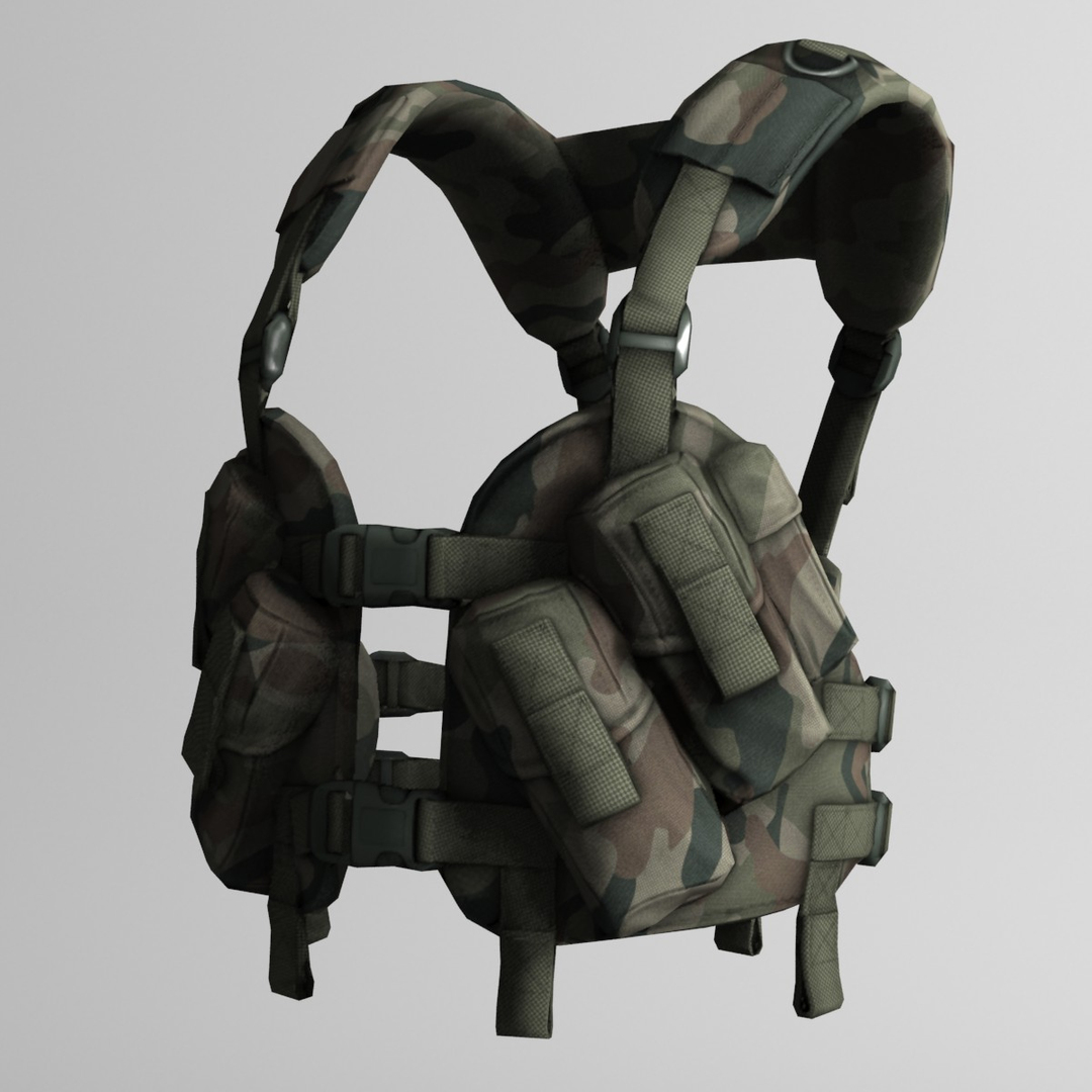 3d army tactical vest otter