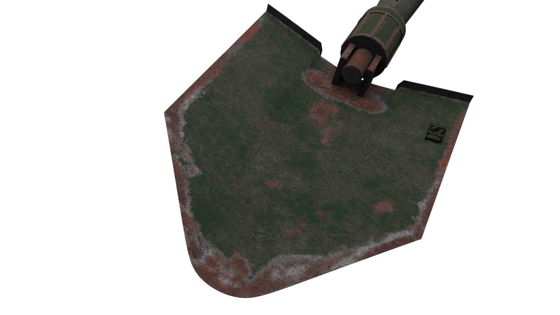 US M43 Entrenching Tool - High And Low Poly 3D Model - TurboSquid 1730310