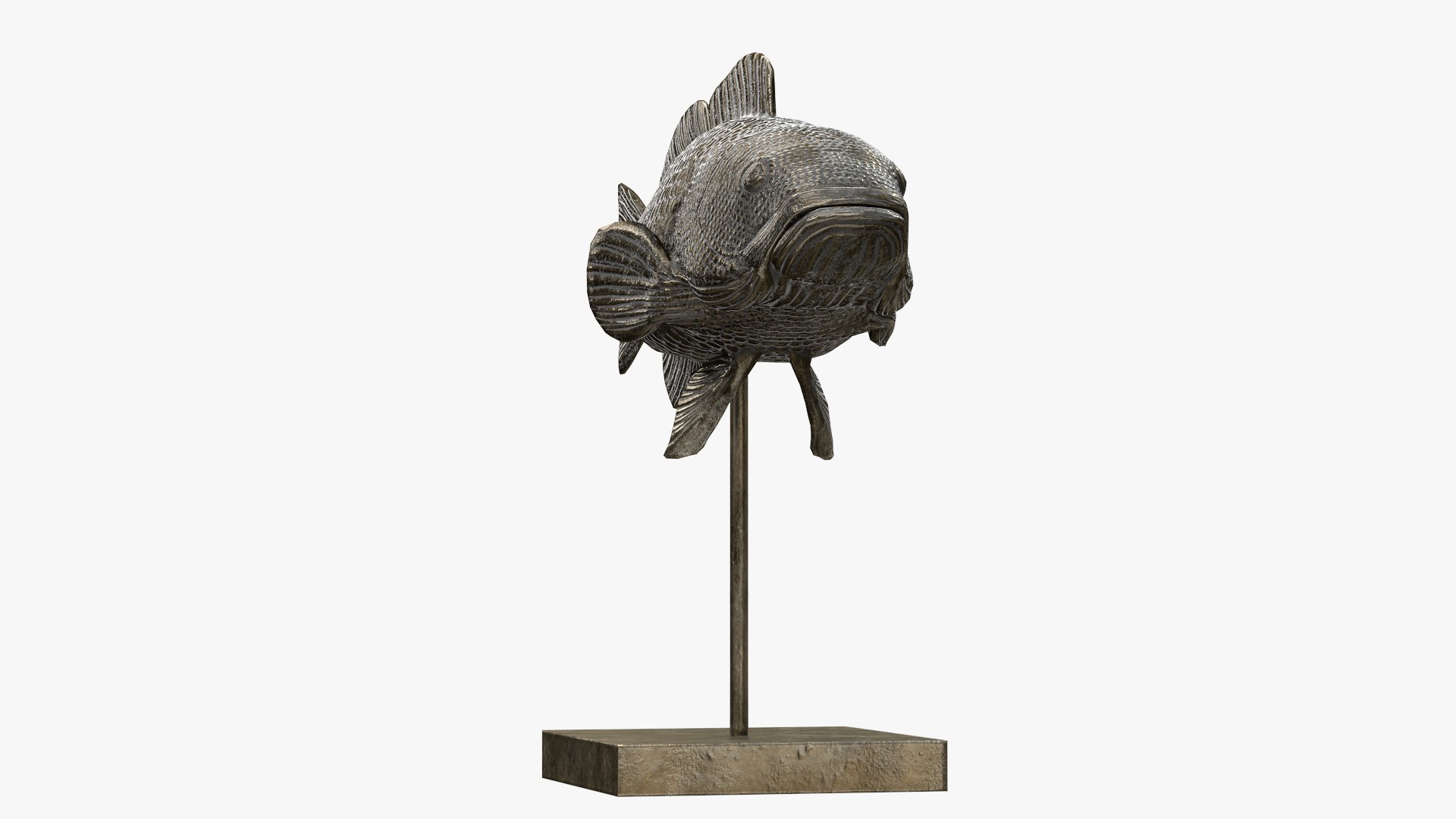 3D Fish Sculpture Model - TurboSquid 1915386