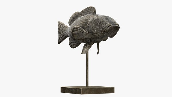 3D Fish Sculpture model - TurboSquid 1915386
