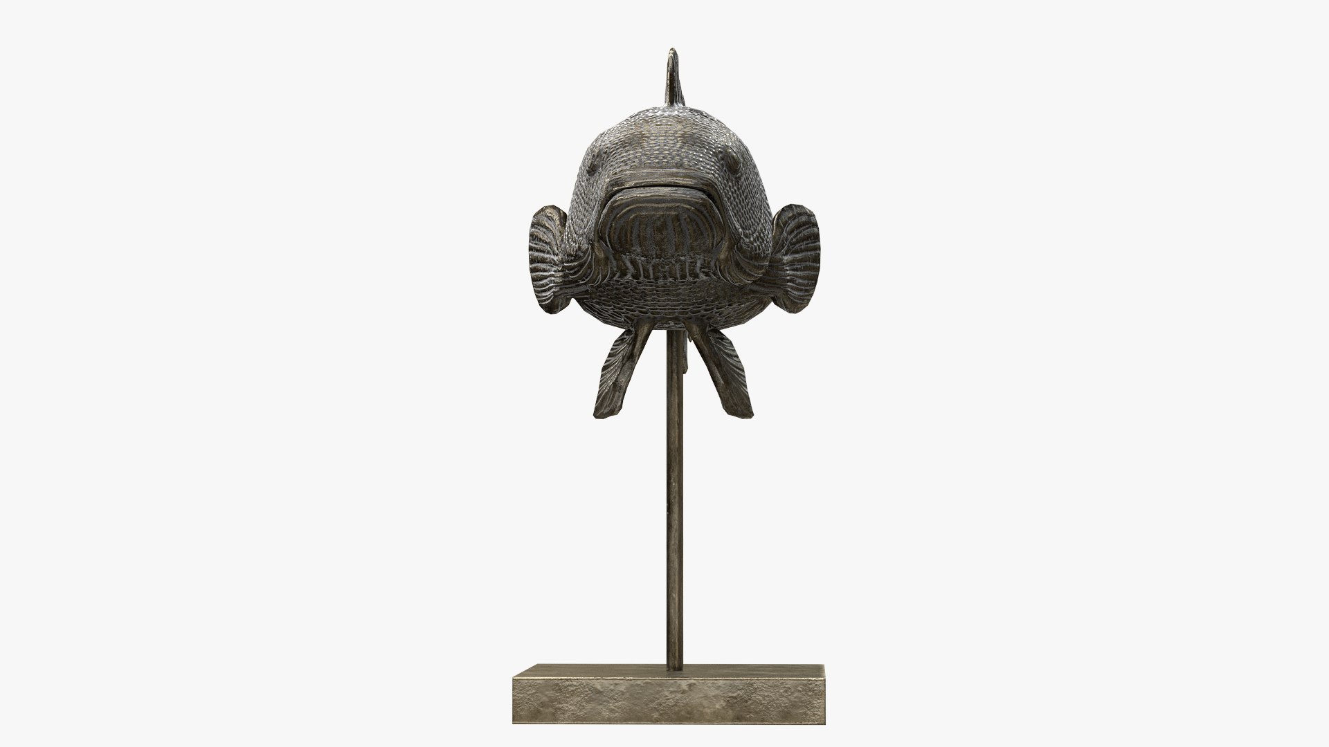 3D Fish Sculpture Model - TurboSquid 1915386