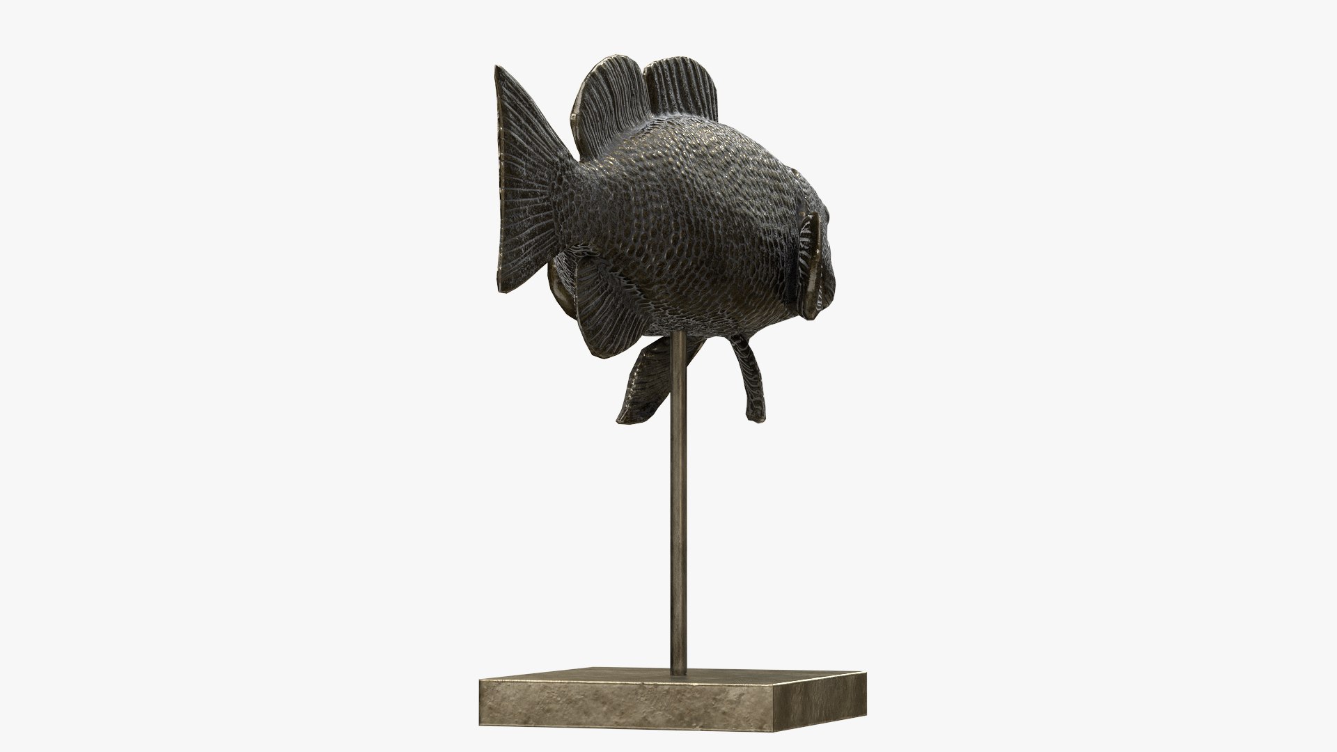 3D Fish Sculpture Model - TurboSquid 1915386