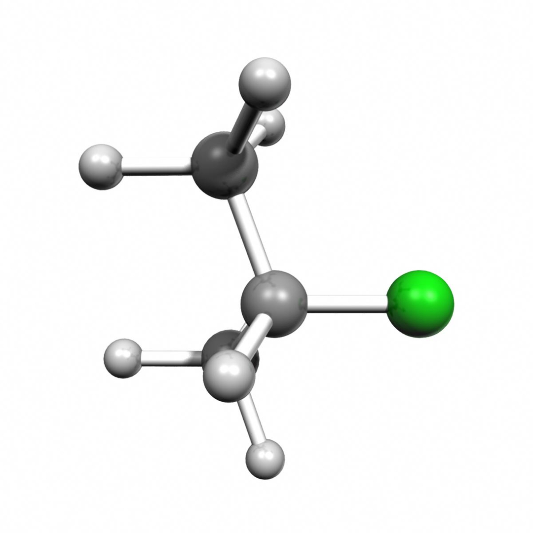 Isopropyl Chloride 3d Model