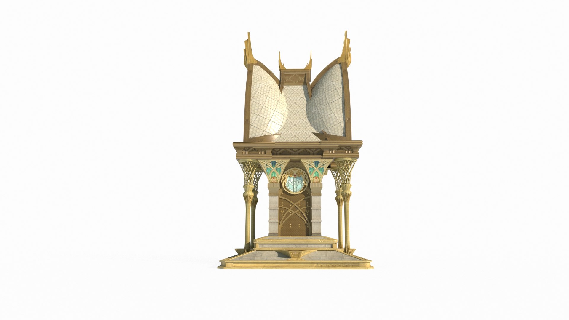 3D Model Mythical Style Legend Points - TurboSquid 2099435