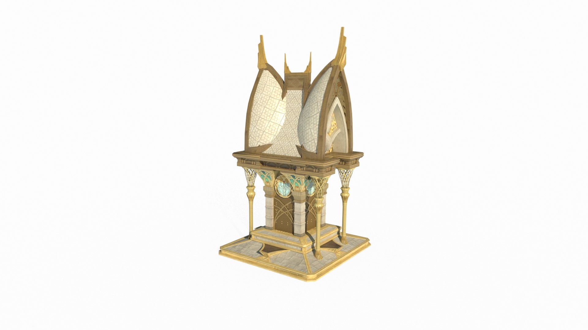 3D Model Mythical Style Legend Points - TurboSquid 2099435