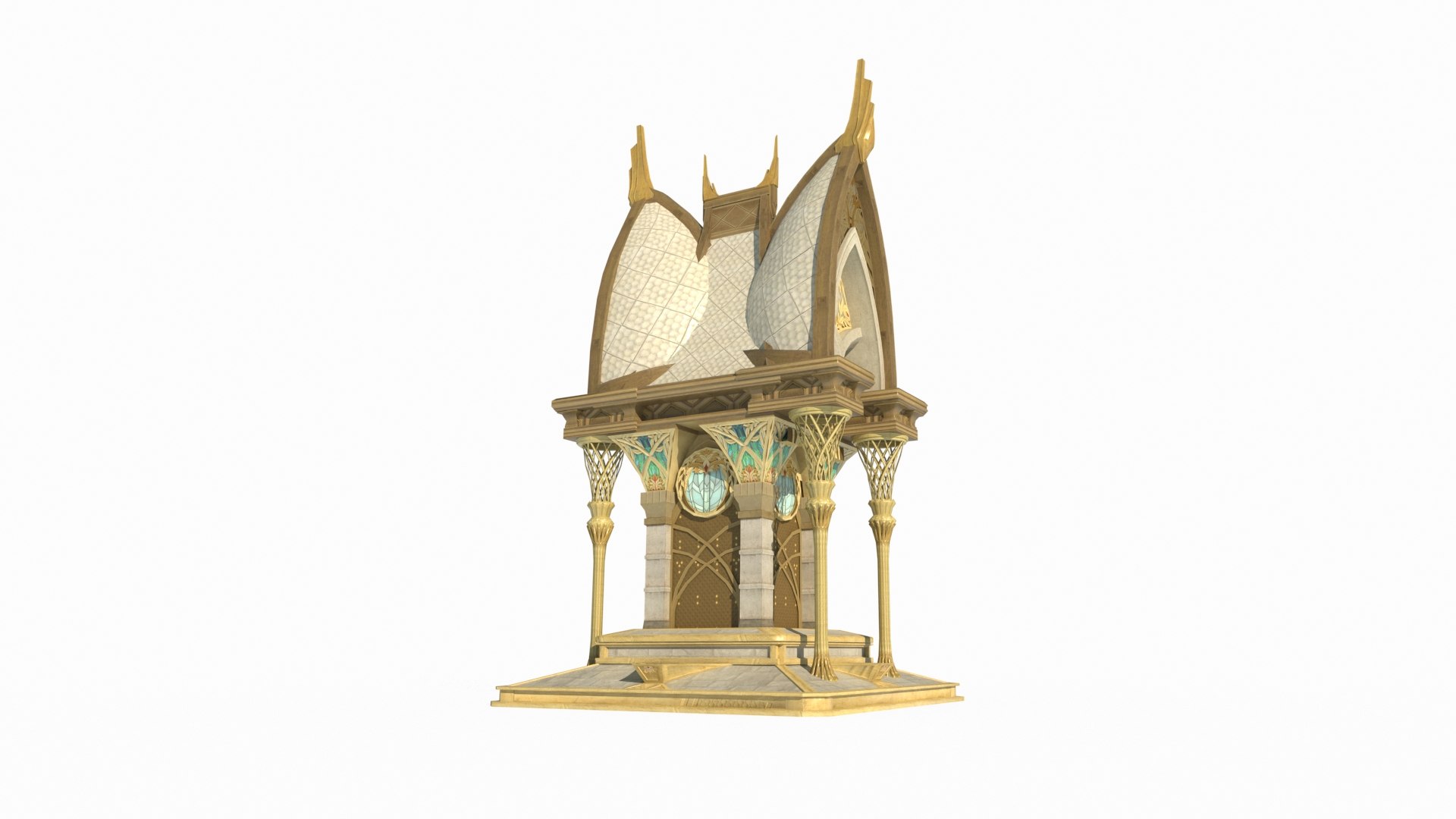 3D Model Mythical Style Legend Points - TurboSquid 2099435