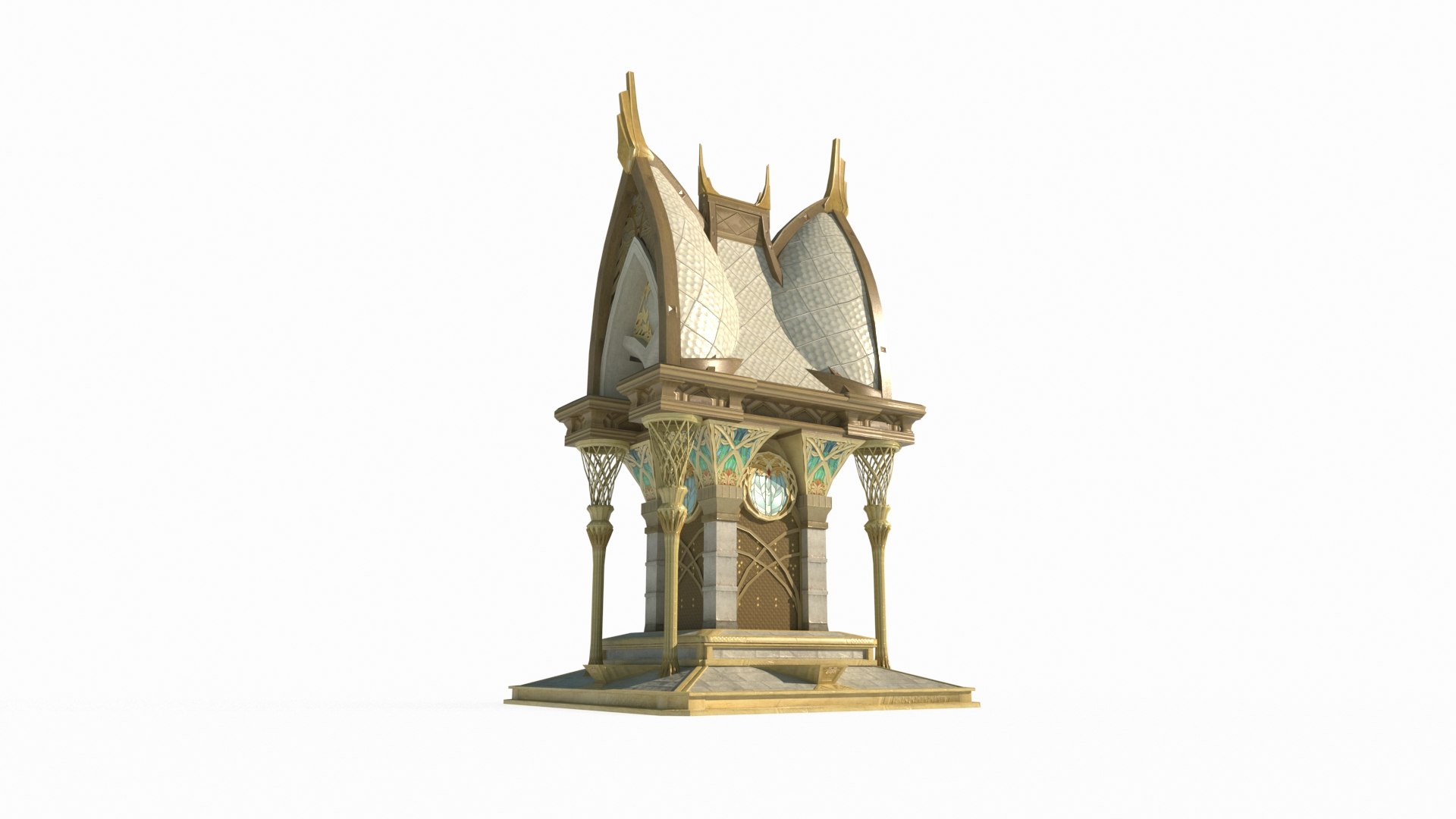 3D Model Mythical Style Legend Points - TurboSquid 2099435