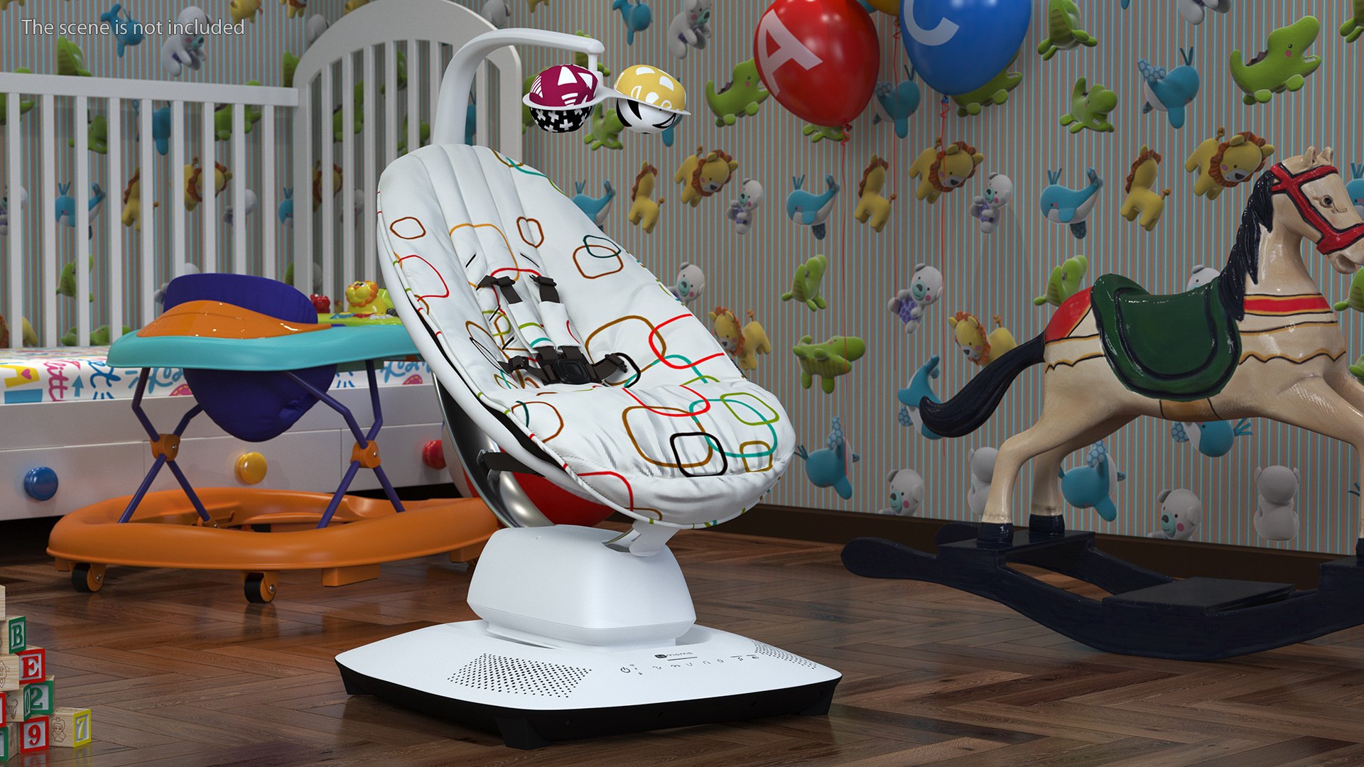 4Moms MamaRoo Baby Swing White 3D - TurboSquid 2104766