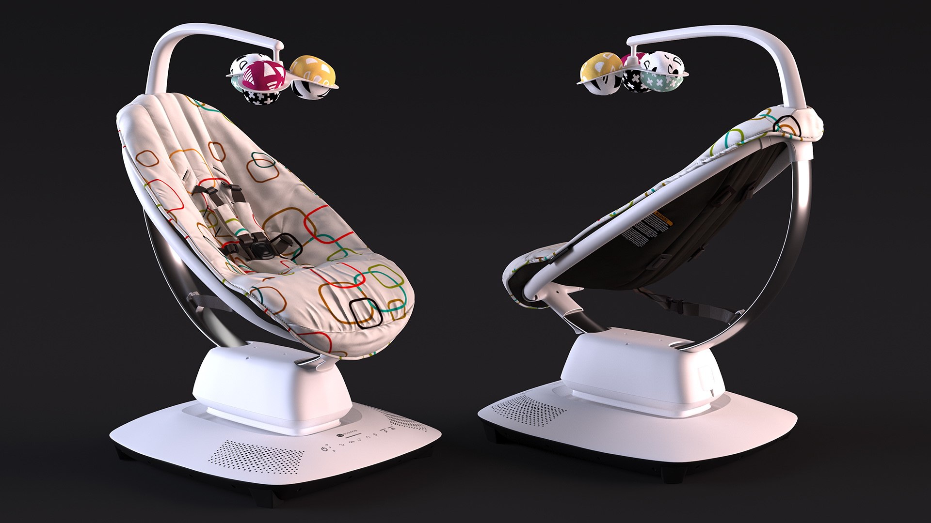 4Moms MamaRoo Baby Swing White 3D - TurboSquid 2104766