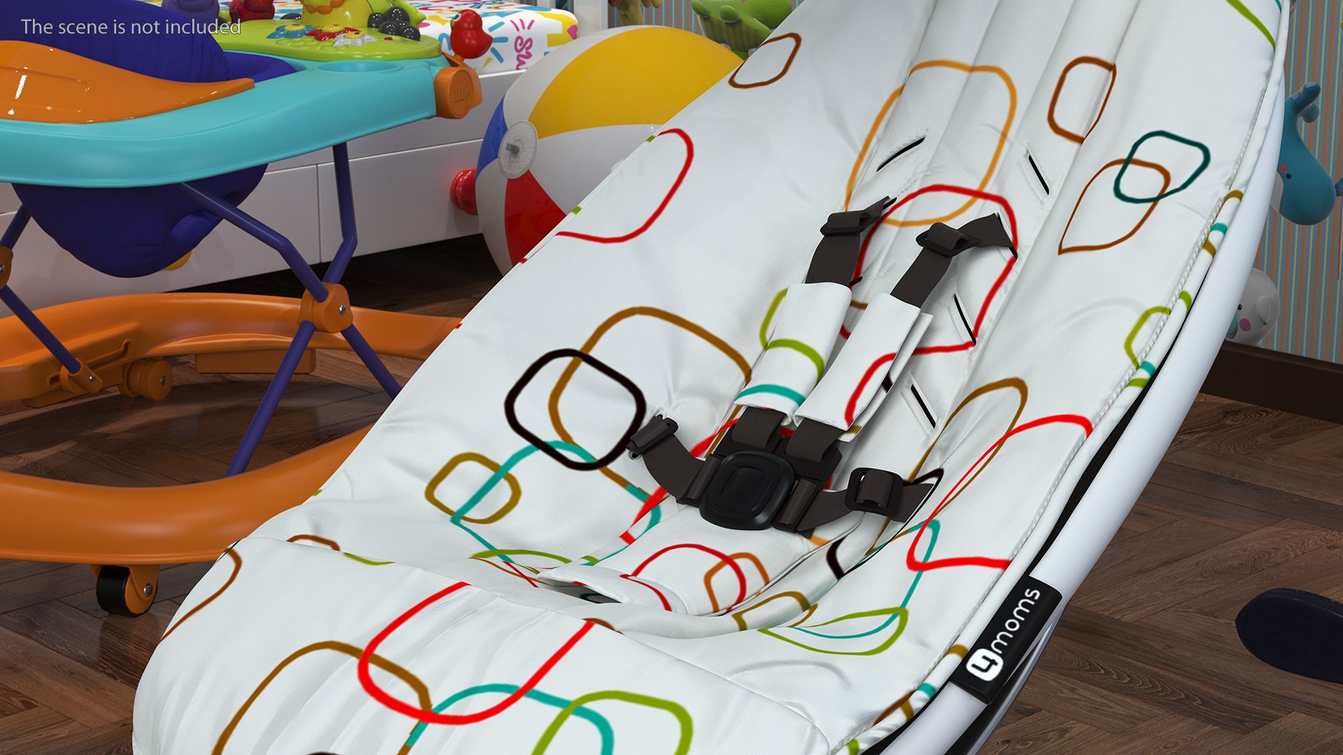 4Moms MamaRoo Baby Swing White 3D - TurboSquid 2104766