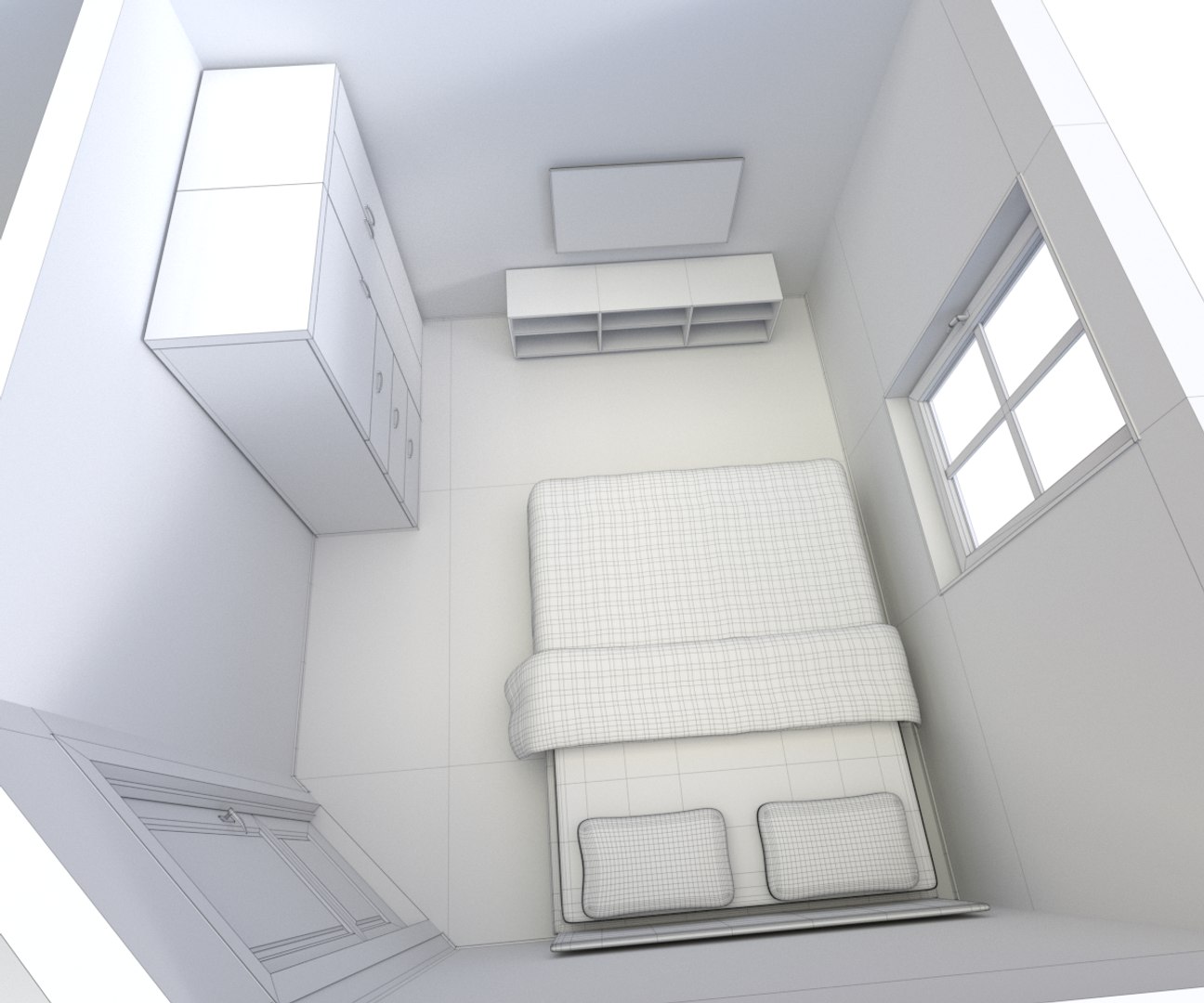 3ds Non-textured Version House