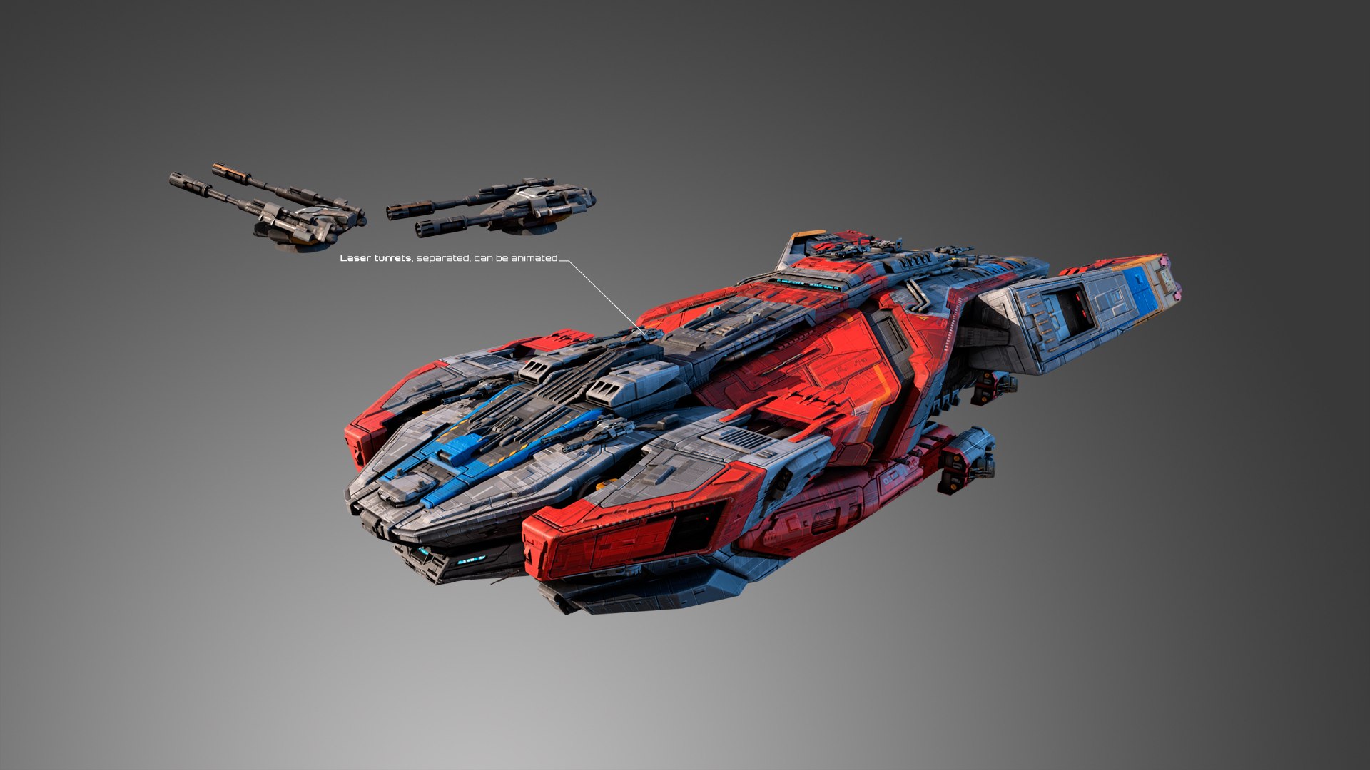 3D Model USCSS PERSEUS - Cruiser - TurboSquid 2323062