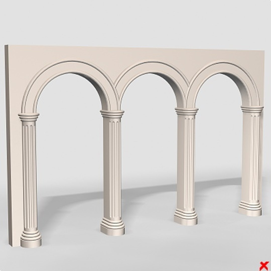 3d Model Arch Column