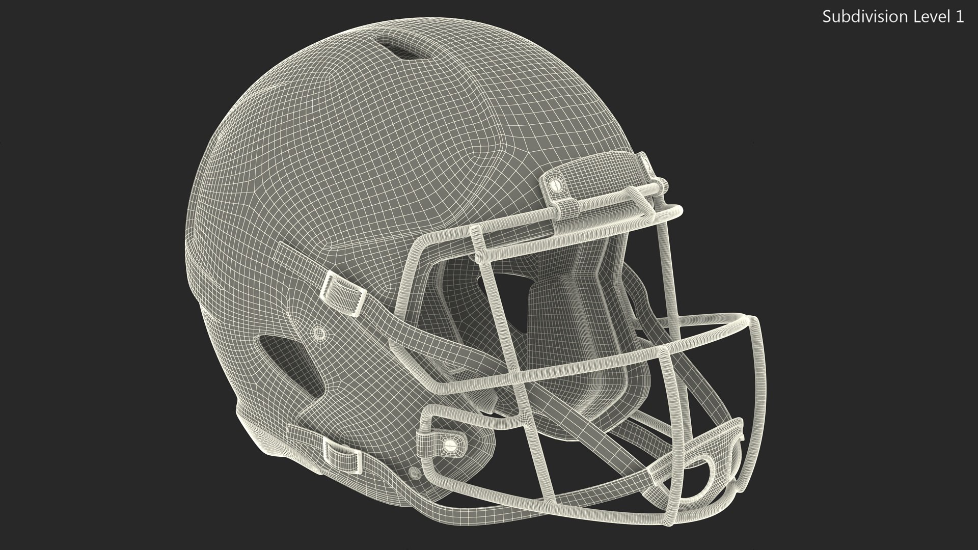 Schutt Football Helmet Number 13 3D Model - TurboSquid 2198597